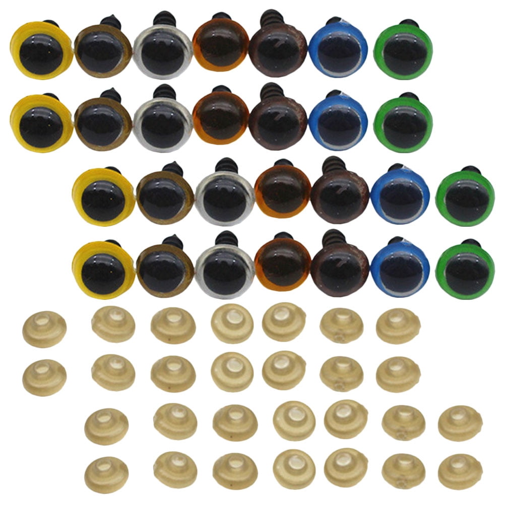 CTIRCHIU Set of 70 Plastic Toy Eyes for Rustic Decor, Perfect for ...