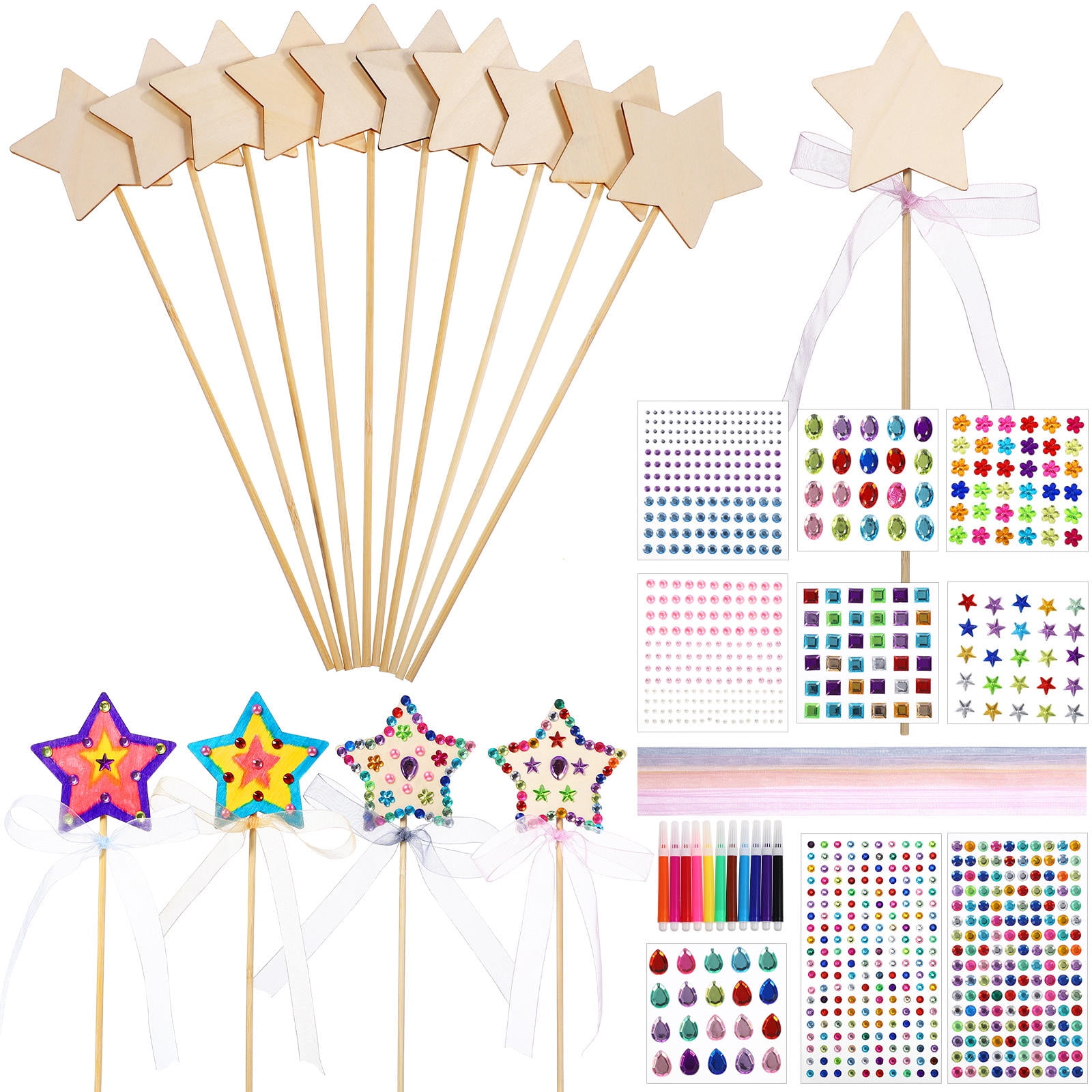 CTIRCHIU Star-Shaped Multi- Bag Fillers Set for Birthday Celebrations ...