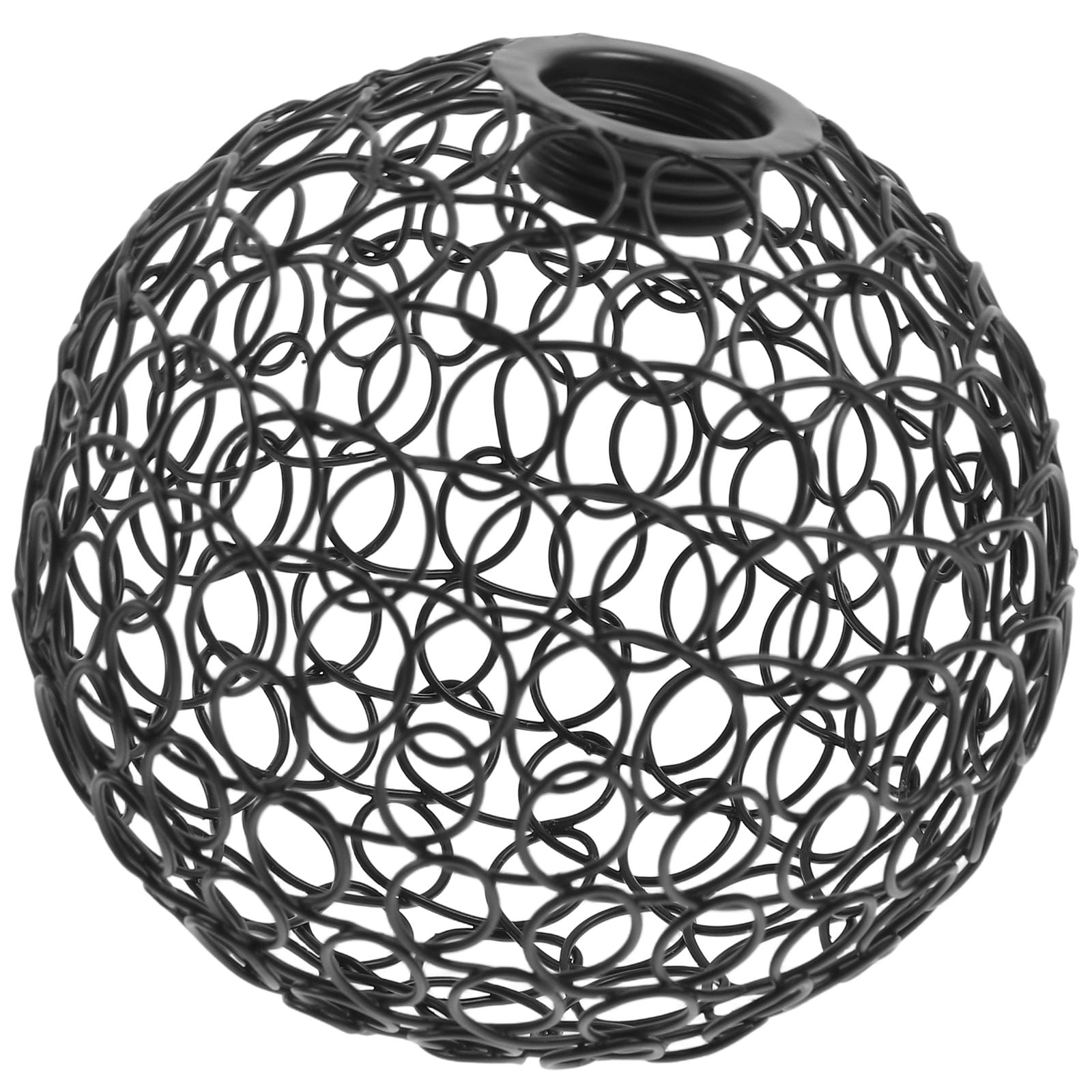CTIRCHIU Black Metal Industrial Lampshade Iron Wire Cage for Ceiling ...