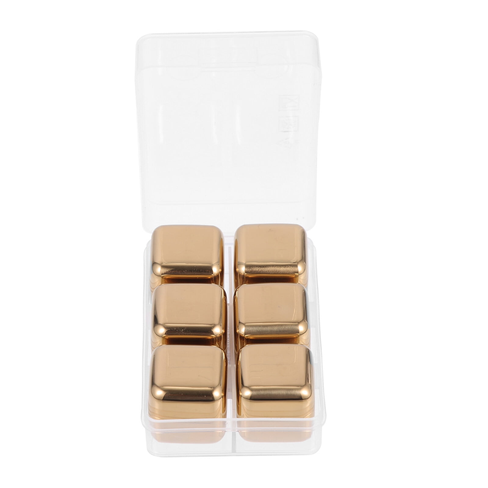 CTIRCHIU NonMelting Stainless Steel Ice Cubes 6 Pieces Portable ...