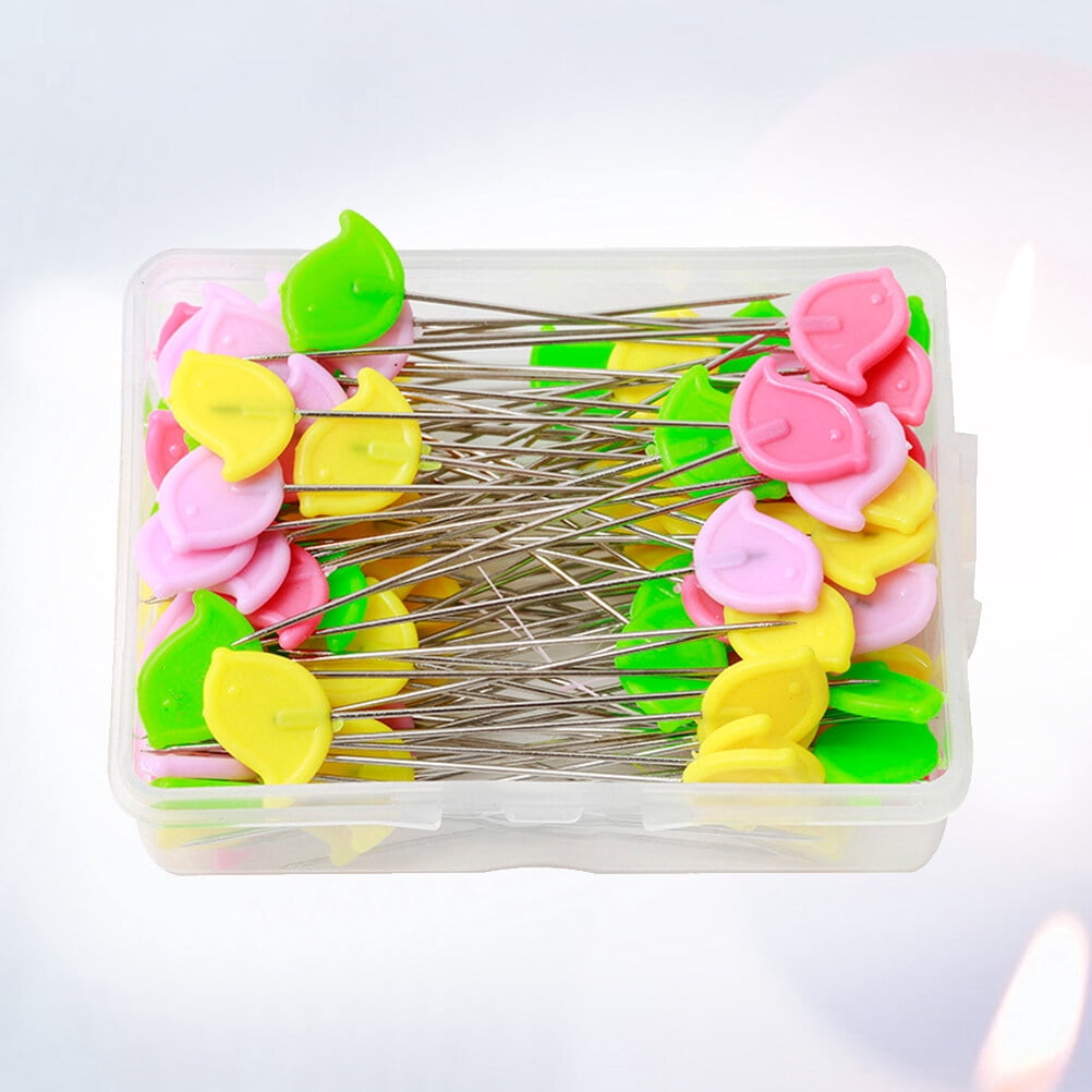CTIRCHIU Sewing Pins Flat Head Durable Stainless Steel and Plastic ...