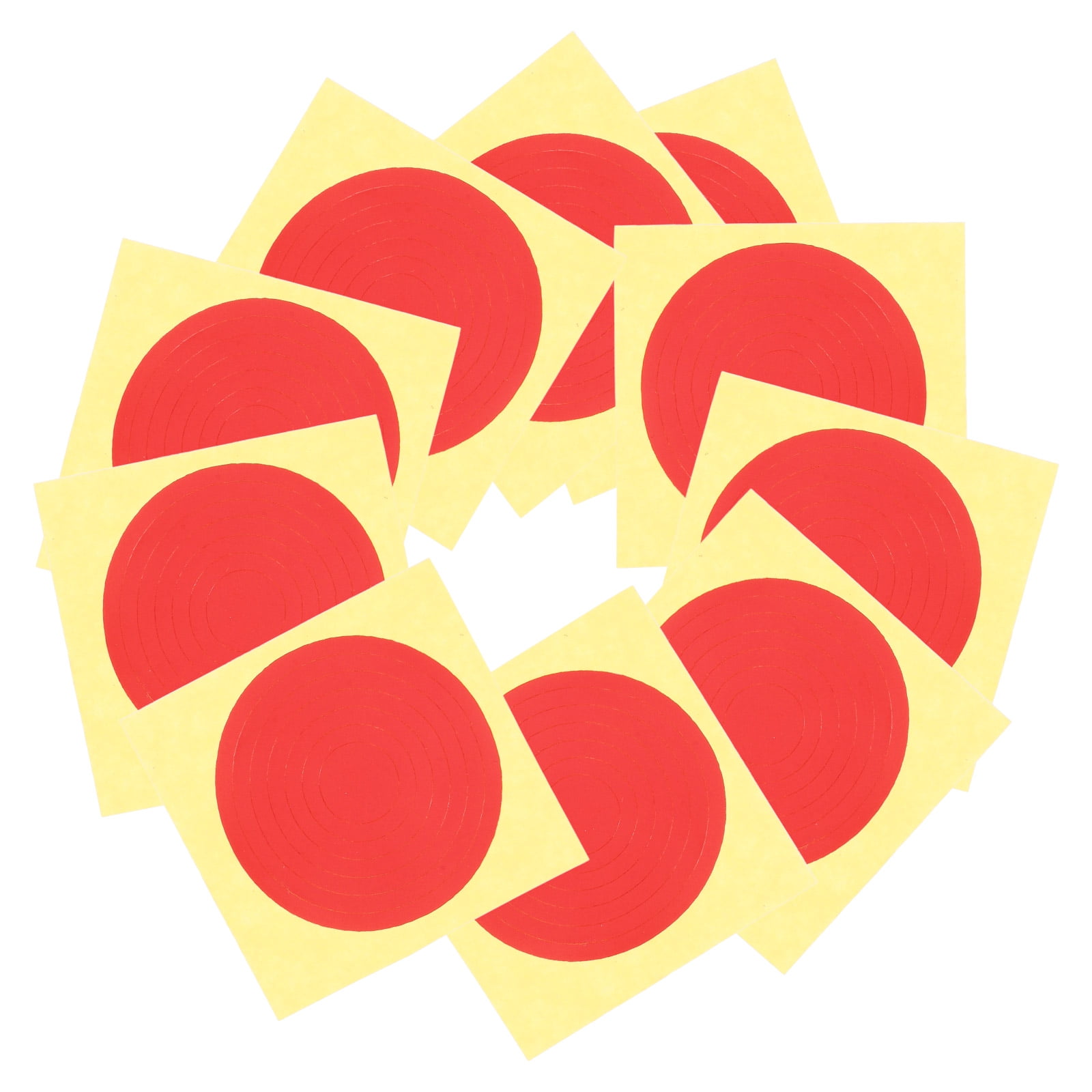 CTIRCHIU Pressure Gauge Identification Label Red Adhesive Sticker 10 ...