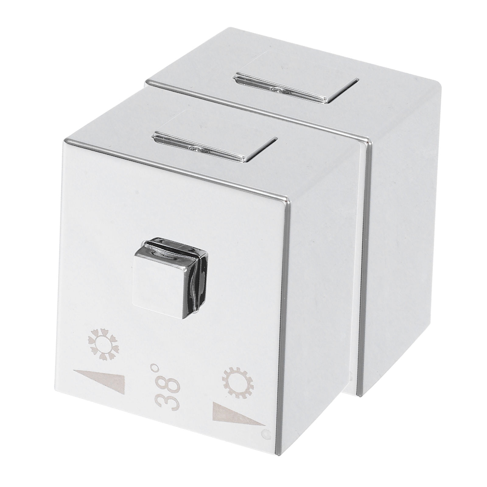 CTIRCHIU Silver Plastic Water Control Handles for Faucet Use High ...