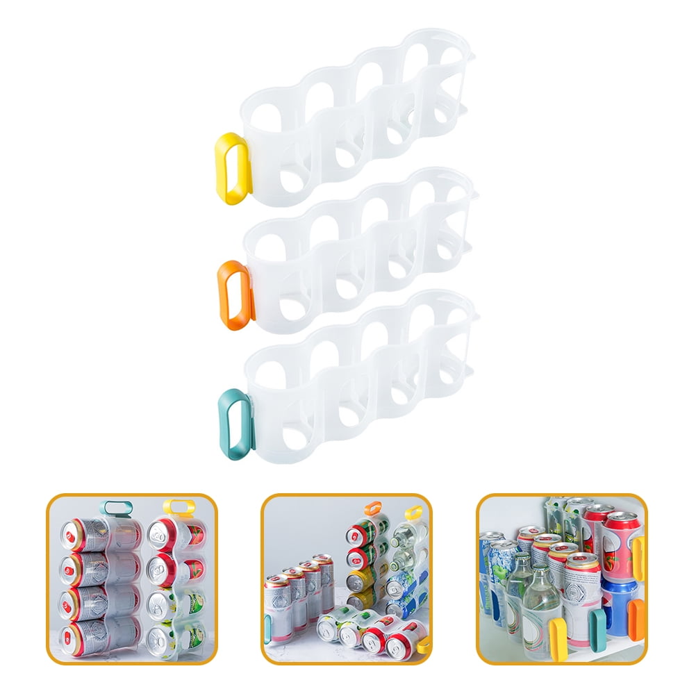 CTIRCHIU 3-Pack Soda Can Holders Fridge Organizer for Space-Saving ...