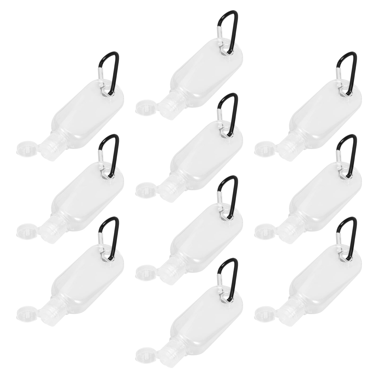 CTIRCHIU Travel Empty Bottles Set of 10 Transparent 30ml Rectangular ...