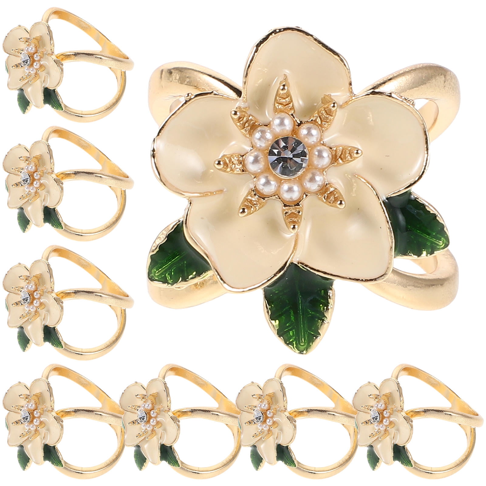 CTIRCHIU Unique Flower Scarf Ring Clip for Women's MultiPurpose Scarf ...