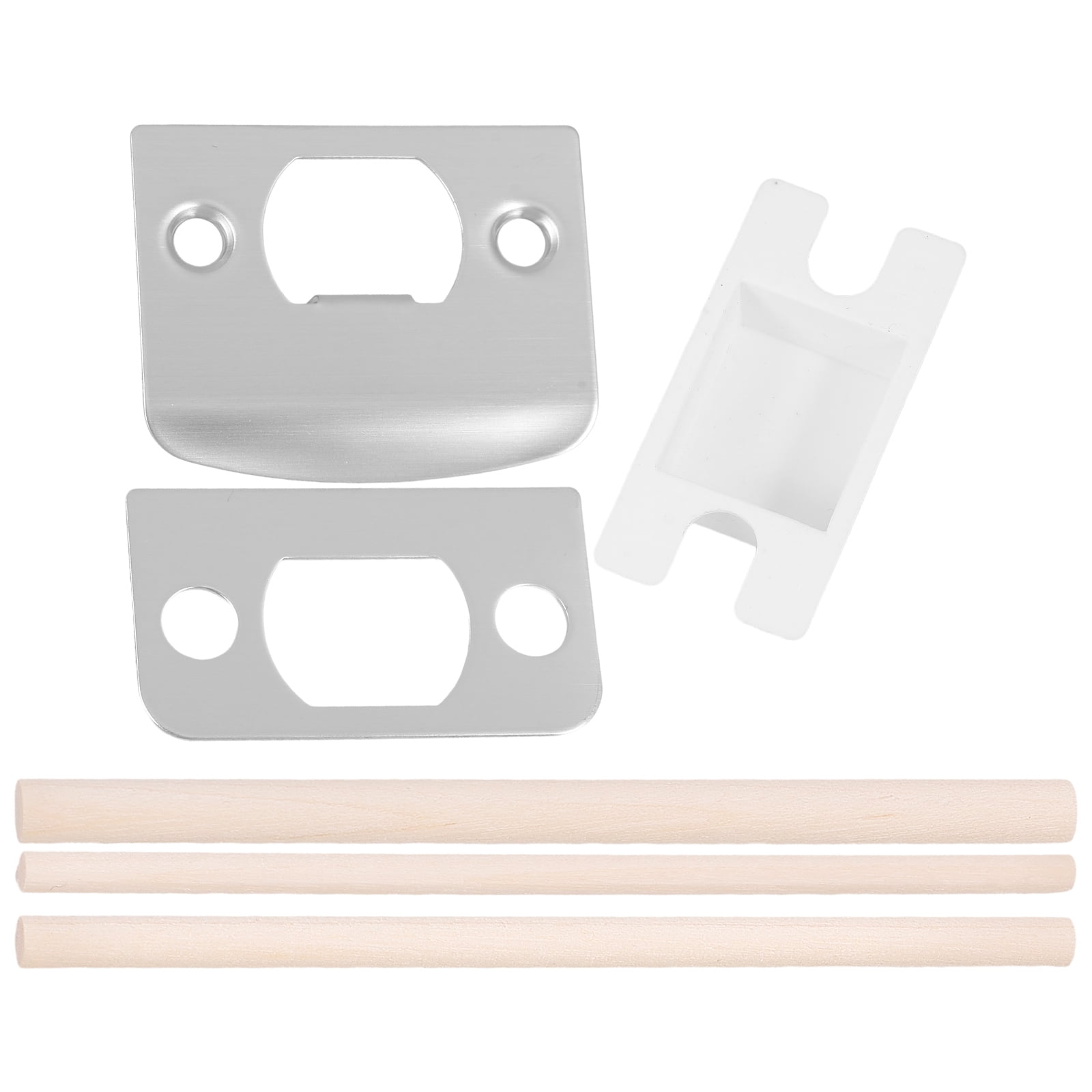 CTIRCHIU Stainless Steel Universal Door Strike Plate for Wood Doors ...