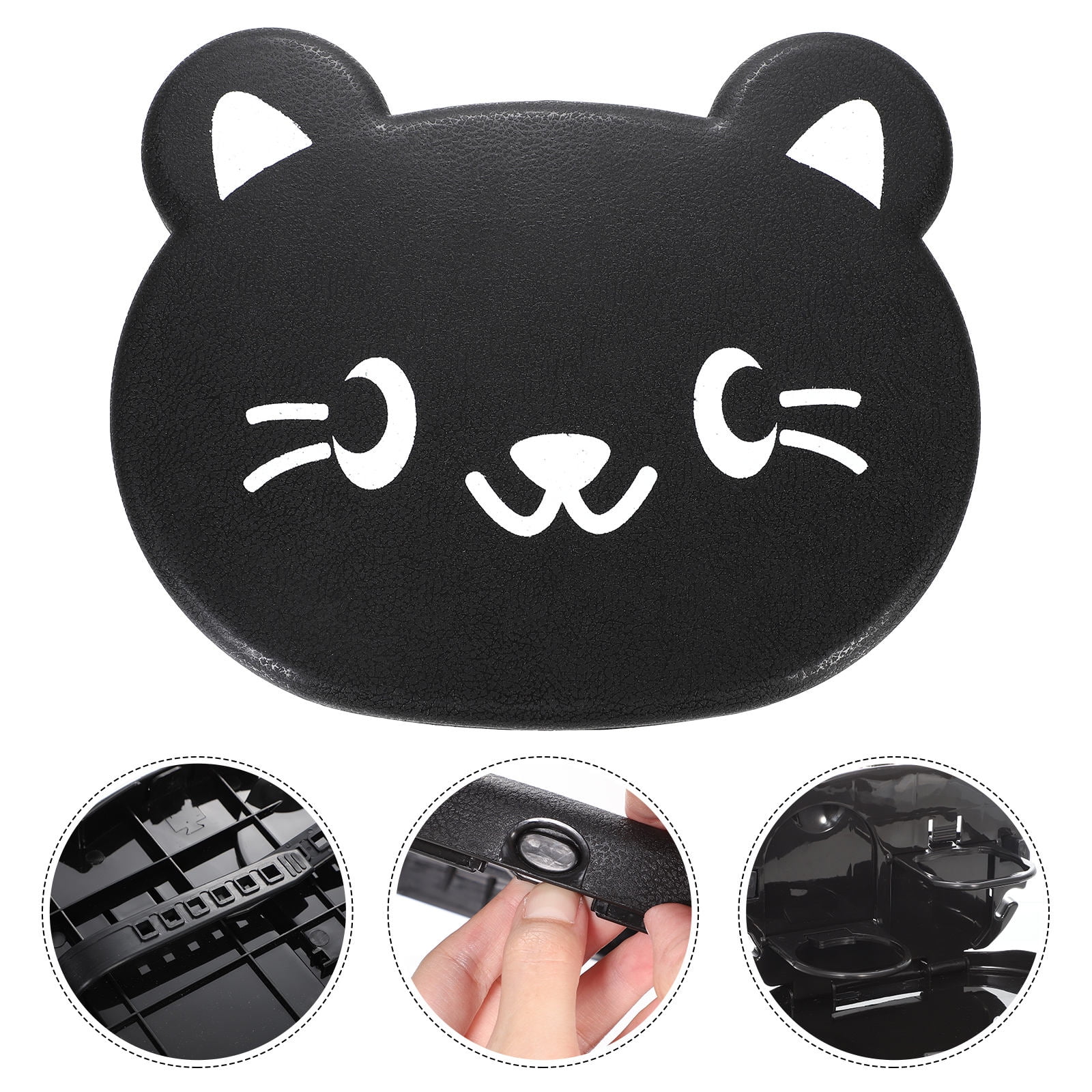 CTIRCHIU Foldable Car Cup Holder with Adorable Cat Design, 1 Piece ...