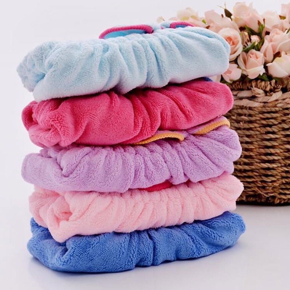 CTIRCHIU Violet Microfiber Hair Drying Cap for Shower Use Premium and ...