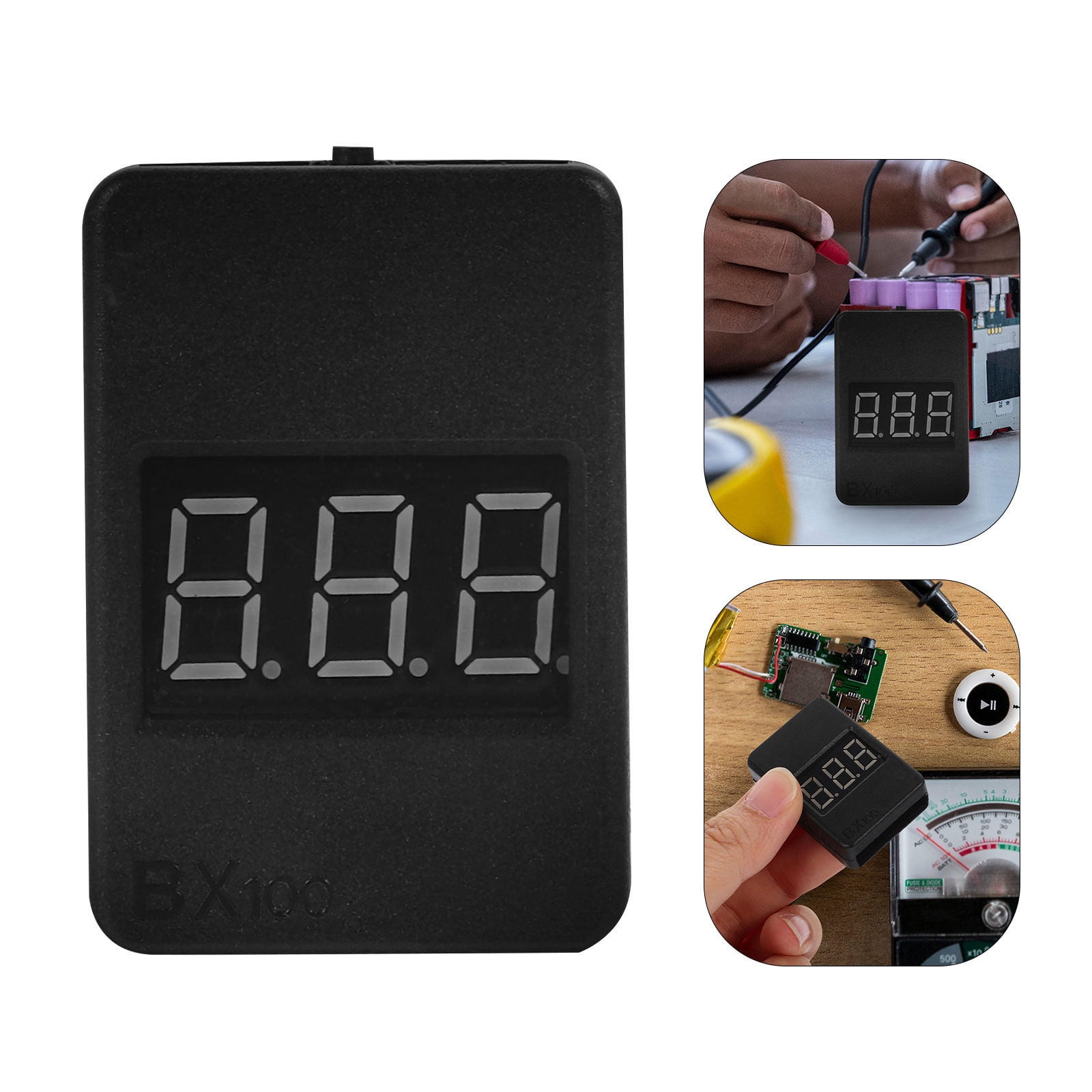 CTIRCHIU Voltage Checker Battery Checker Plastic Black 1Pack for RC ...