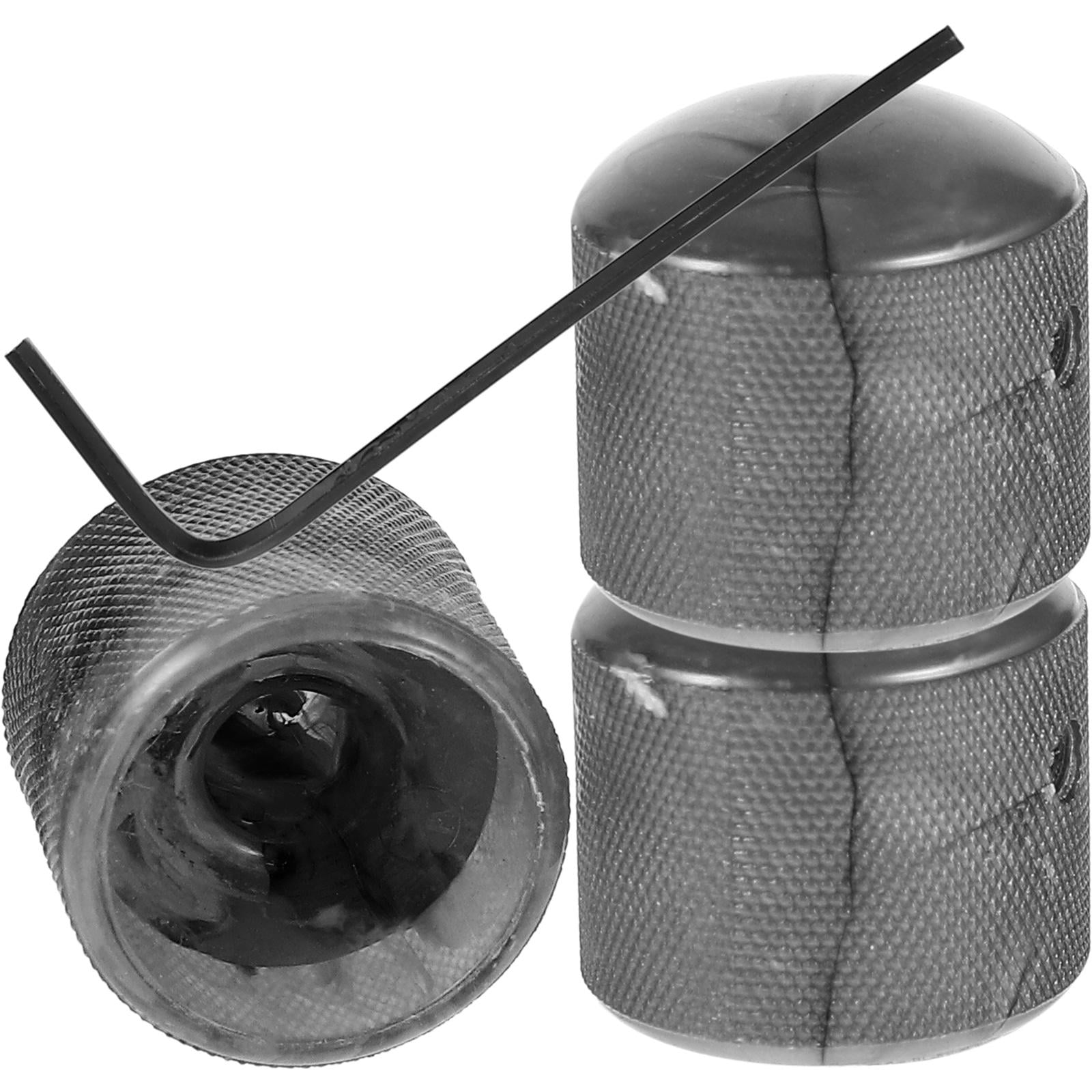 CTIRCHIU Set of 4 Grey Plastic Volume and Tone Control Knobs for ...