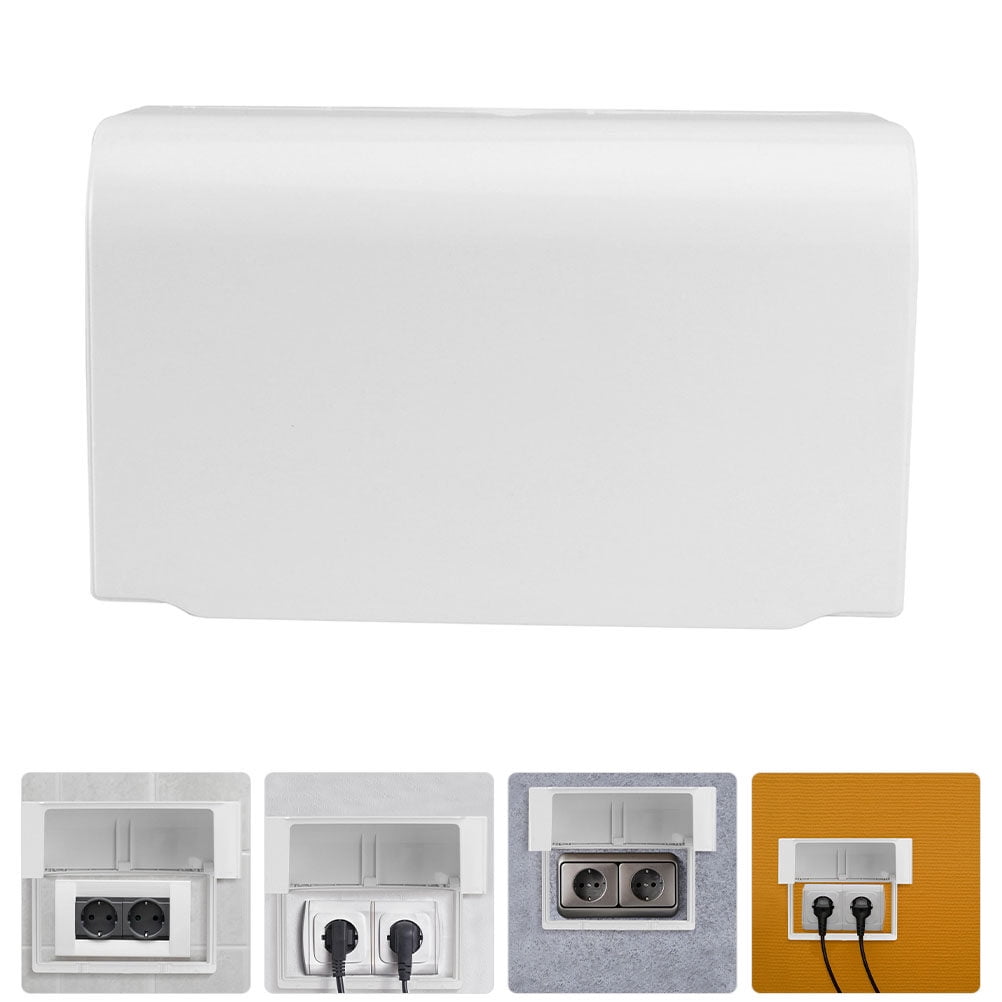 CTIRCHIU Rectangular Outlet Socket Cover, 2 Pieces, and Protective ...