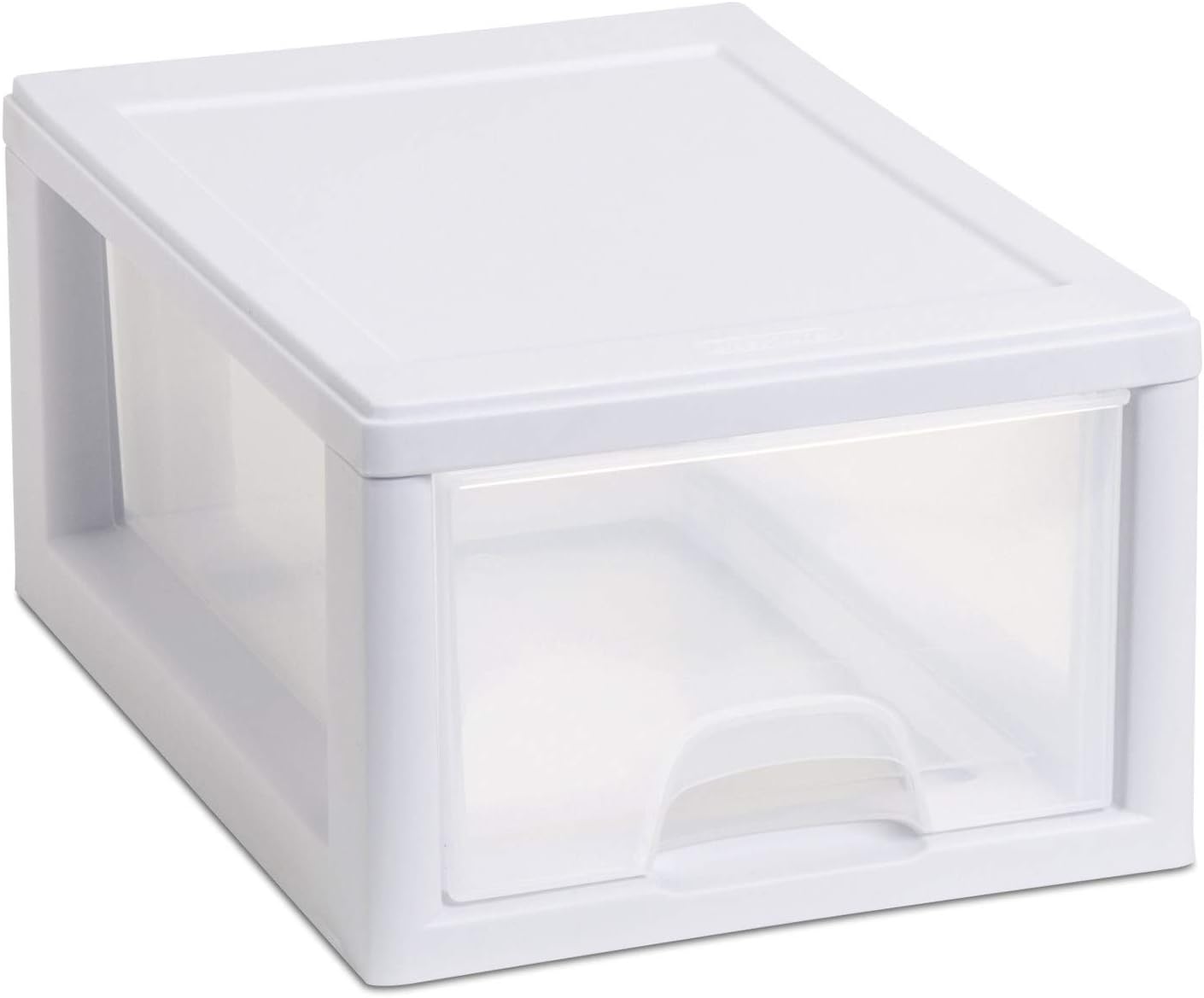 CTIVBI 20518006PK2 Sackable Plastic Storage Drawer Pack of 2 White ...