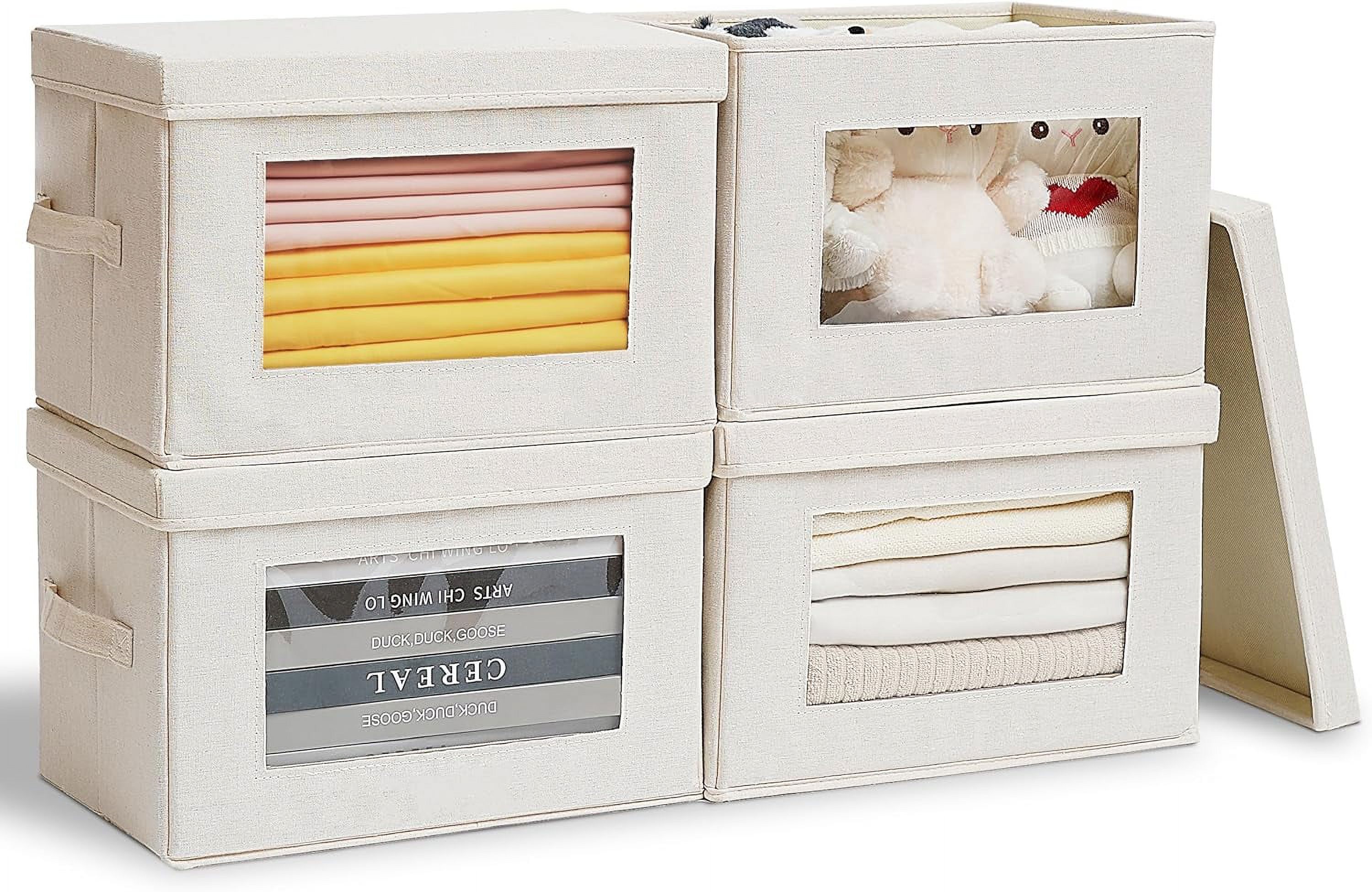 CTIVBI Citylife 3-Pack Collapsible Storage Bins with Fabric Foldable ...