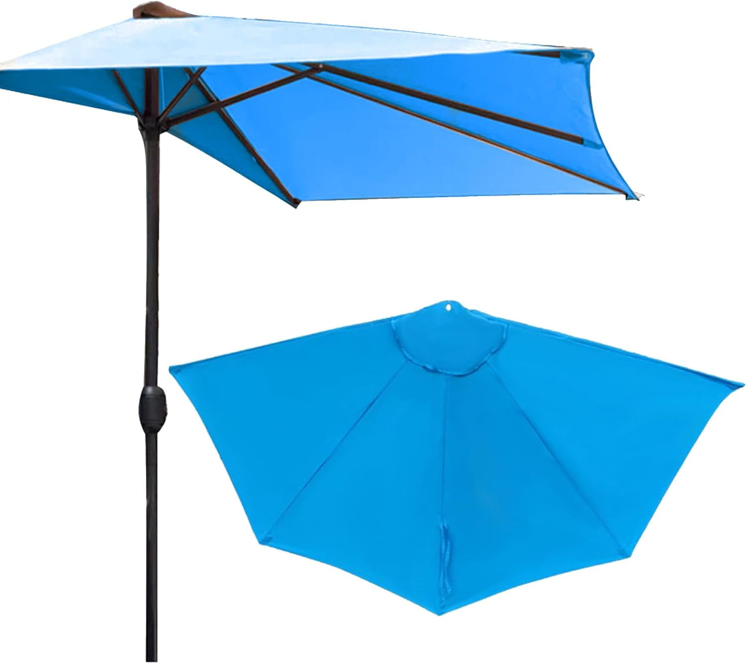 CTIVBI FOERPL Strong Balcony Half QWVGYUOP Canopy Cover Only Sun Shades ...