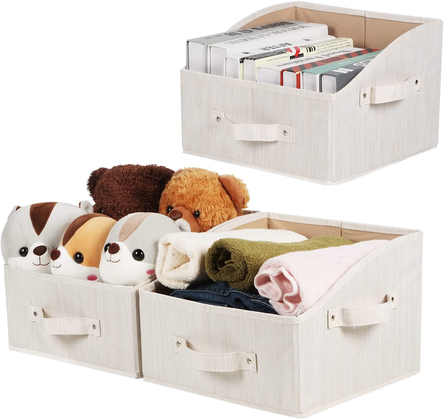 CTIVBI Storage Bins for Closet Shelves Storage Baskets for Shelves ...