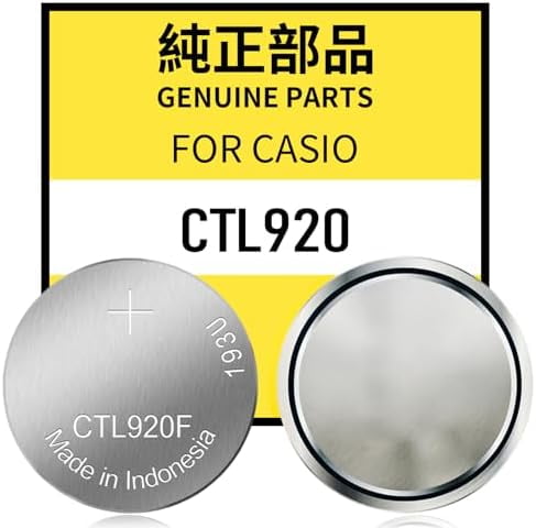 CTL920F Original Panasonic Solar Rechargeable Battery for Casio Edifice ...