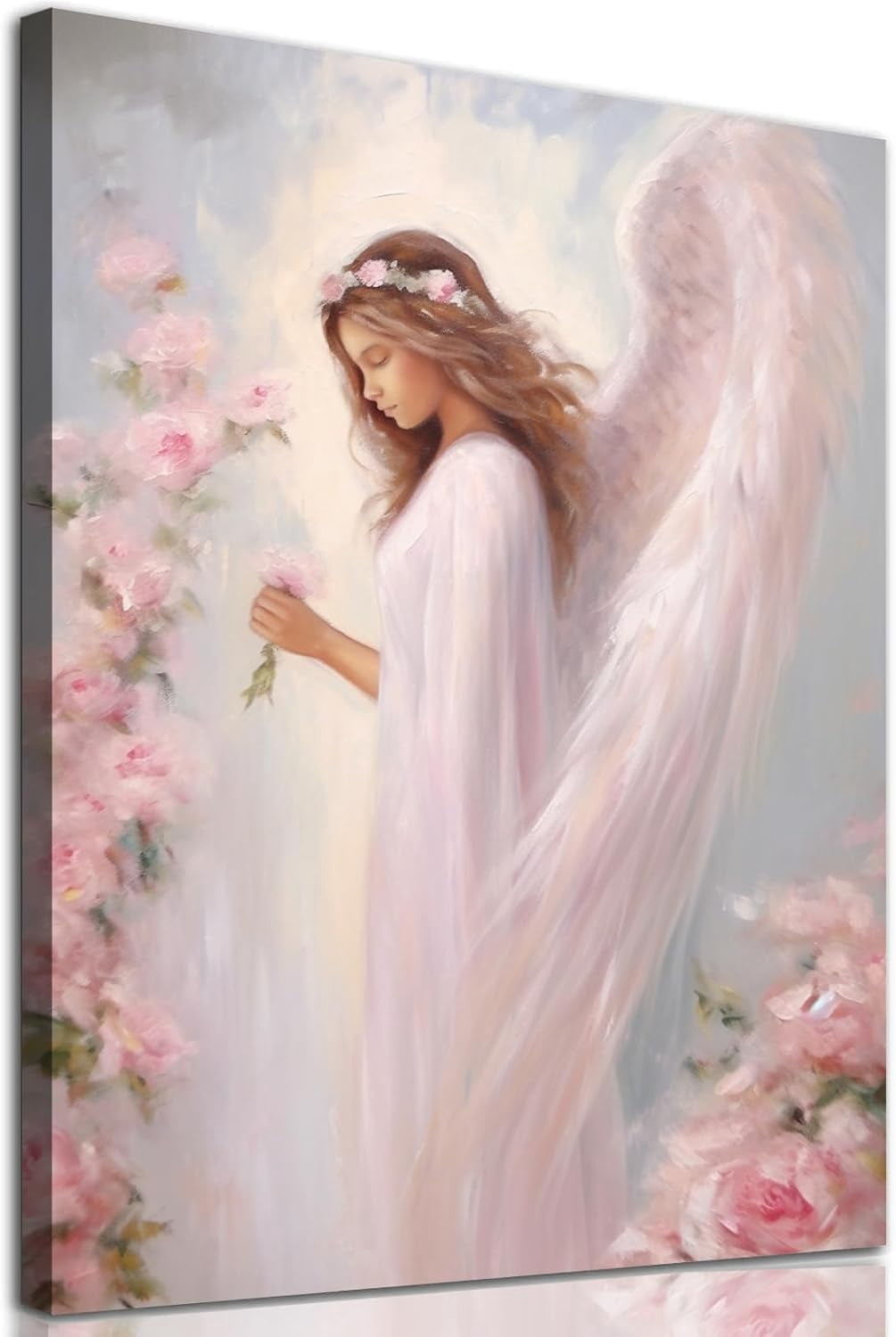 CTLL-Angel Wings Canvas Wall Art Abstract Angel Poster Angel Painting ...