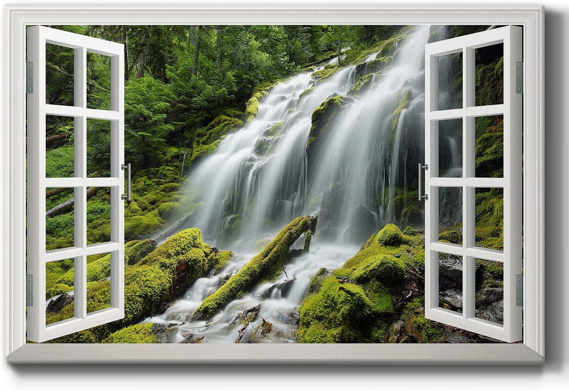 CTLL-Canvas Nature Wall Art Paintings & Prints Artwork Scenic Green ...