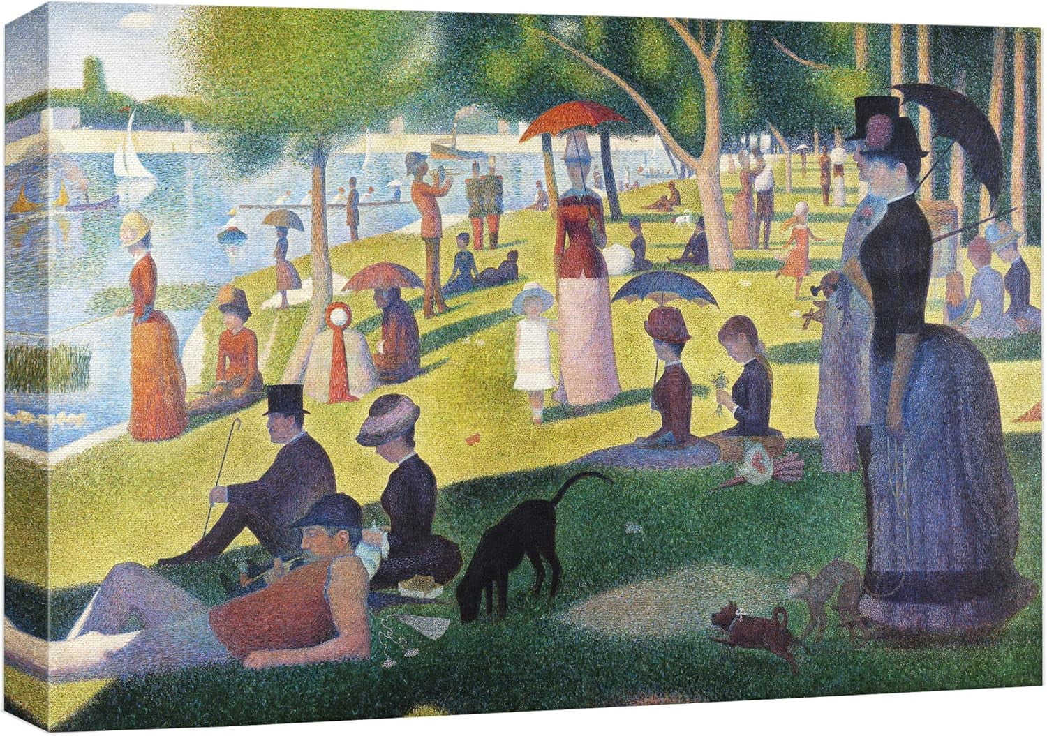 CTLL-Canvas Print Wall Art La Grande Jatte by George Seurat Historic ...