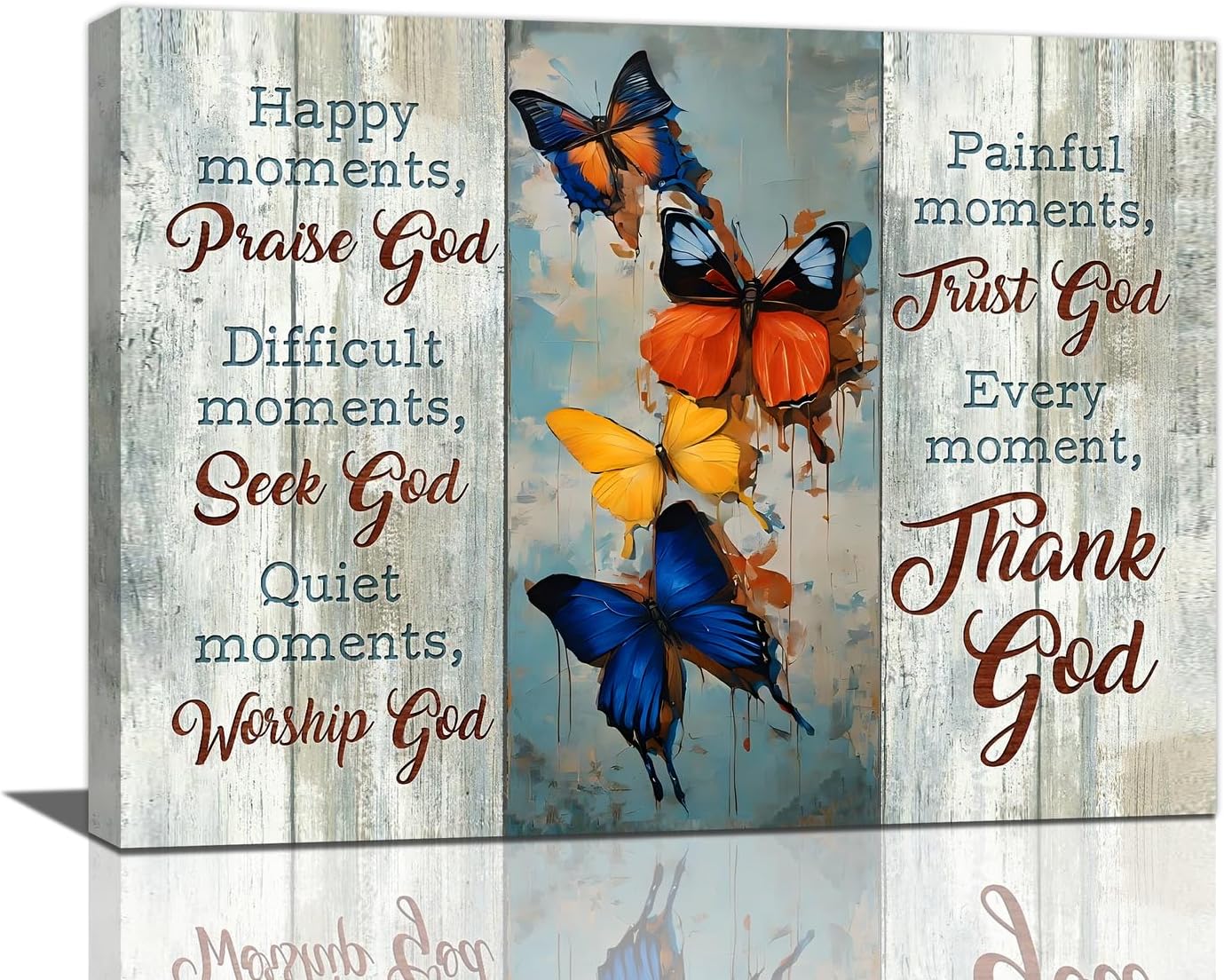 CTLL-Christian Butterfly Wall Art Butterfly Pictures Wall Decor ...