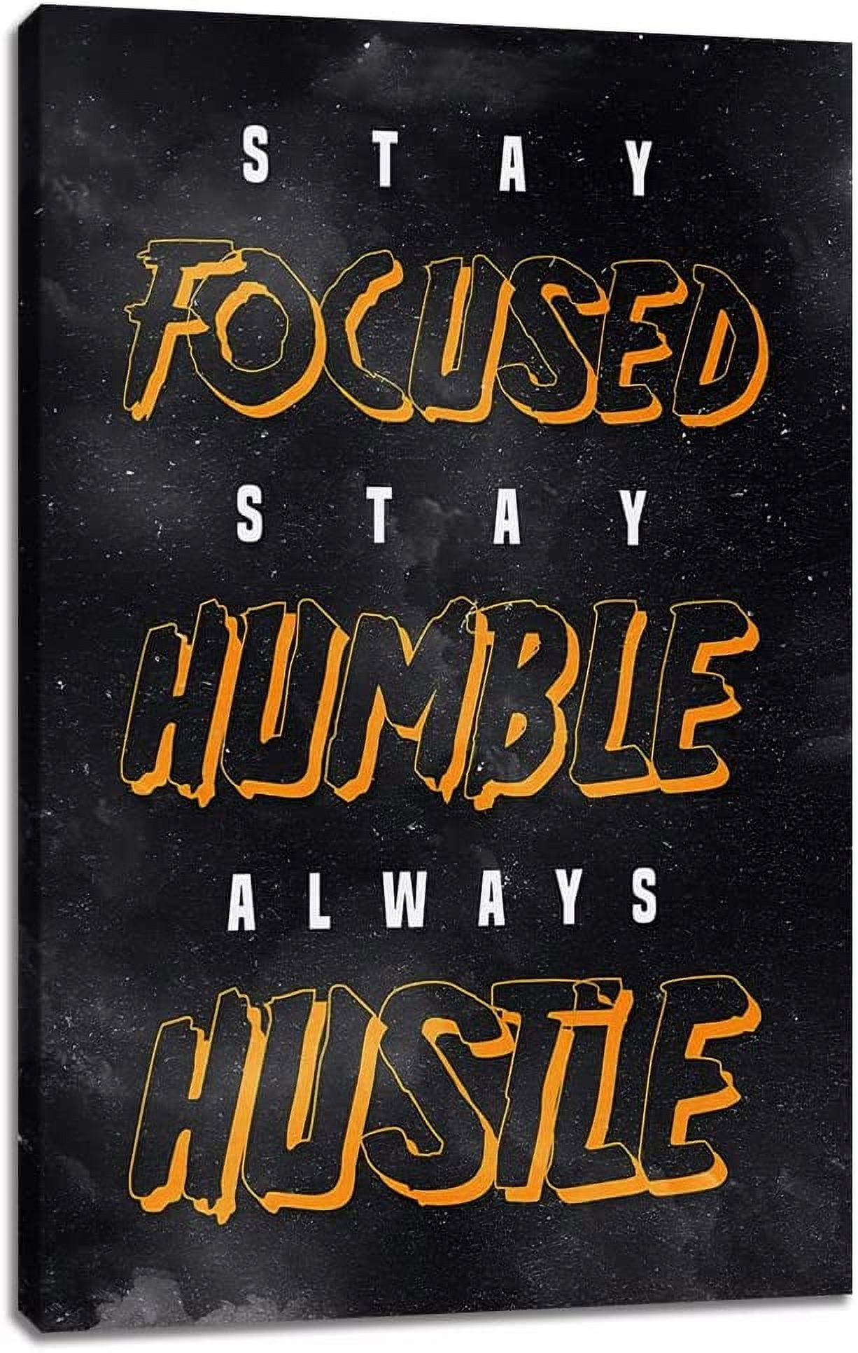 CTLL-Motivational Canvas Wall Artspirational Entrepreneur Hustle Quotes ...