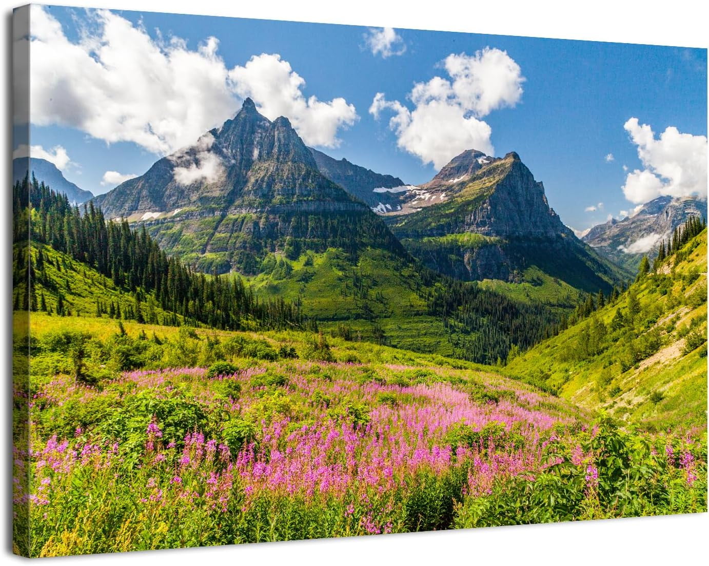 CTLL-Mountain Canvas Wall Art for Living Room Mountains Landscape ...