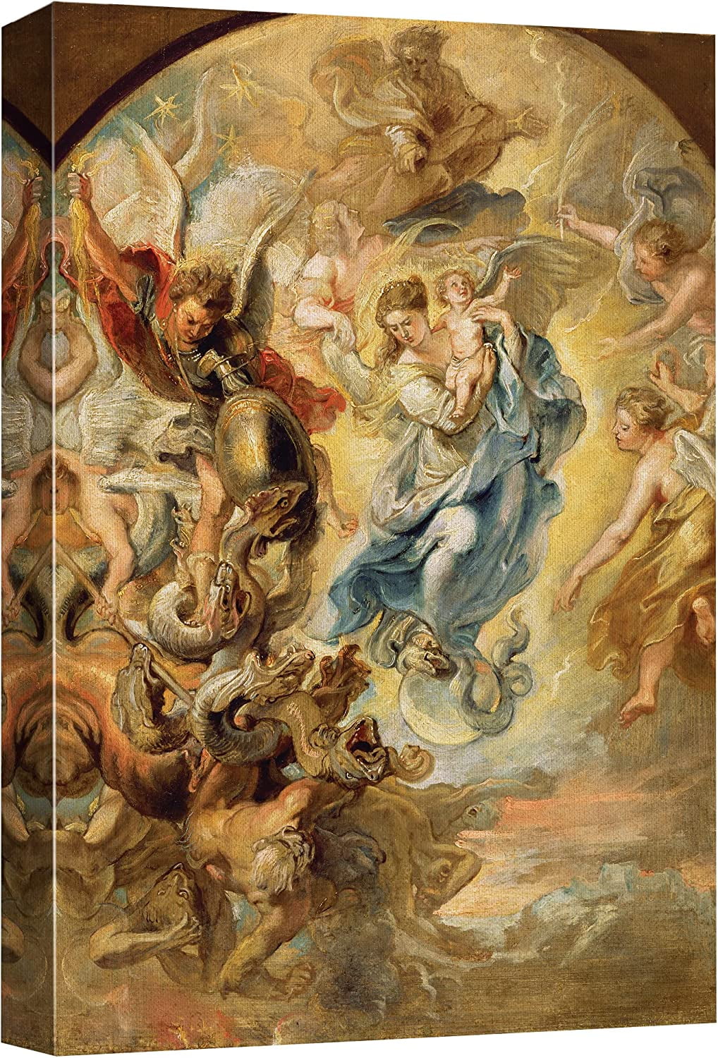 CTLL-Oil Painting of The Virgin as The Woman of The Apocalypse by Peter ...