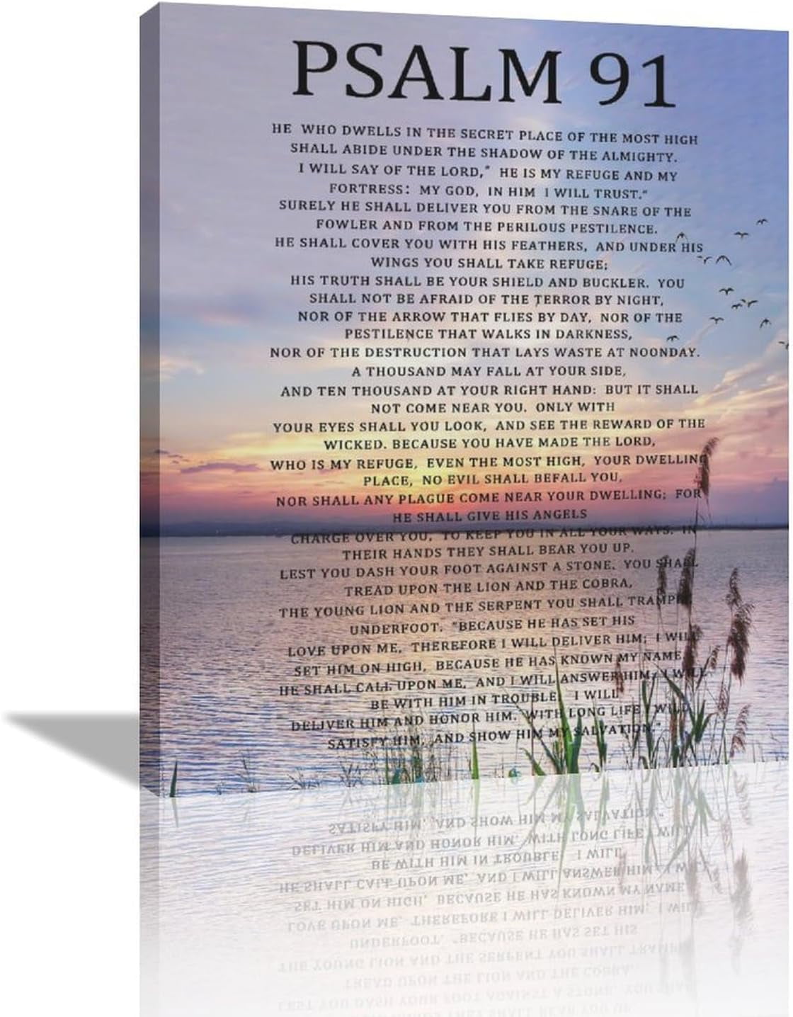CTLL-Psalm 91 Wall Art Psalms 91 Pictures Christian Canvas Prints ...