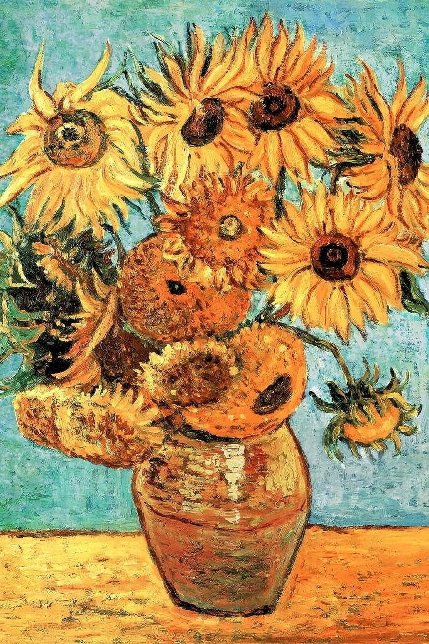 CTLL-Vincent Van Gogh Vase With Twelve Sunflowers Van Gogh Wall Art ...