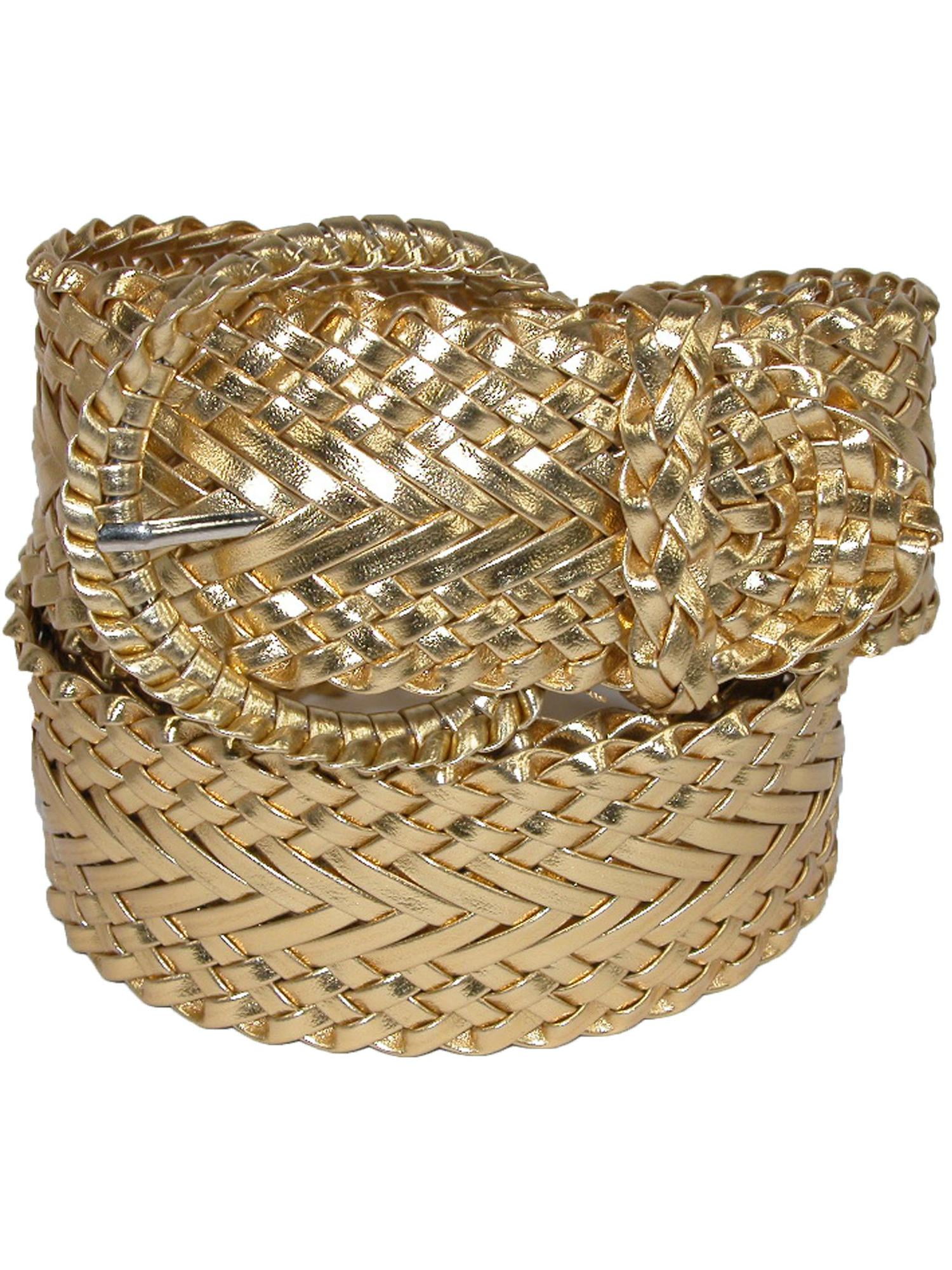 CTM 2 Inch Wide Adjustable Braided Belt (Women) - Walmart.com