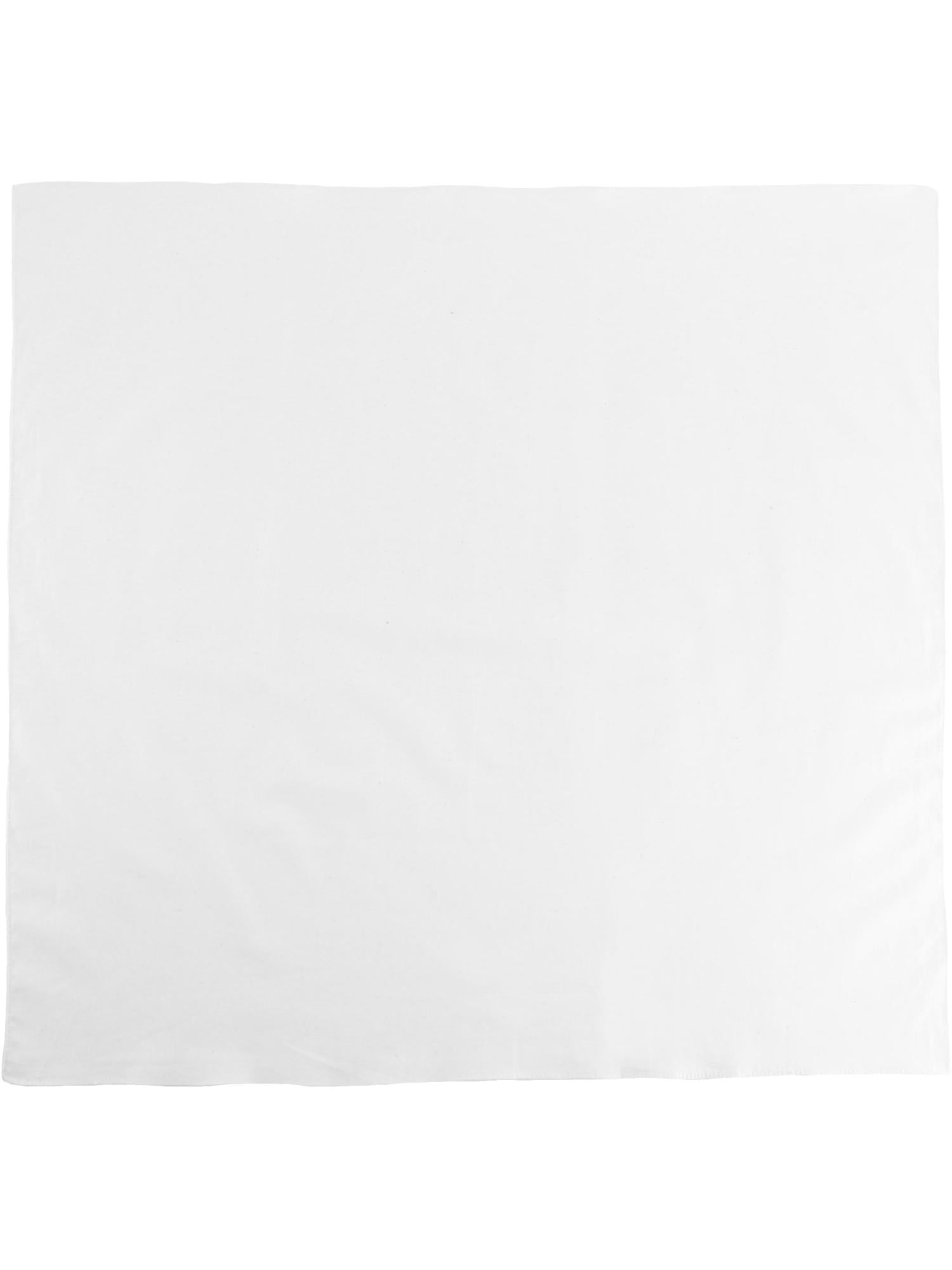 CTM 27 Inch Extra Large Cotton Solid Color Bandana (Pack of 6 ...