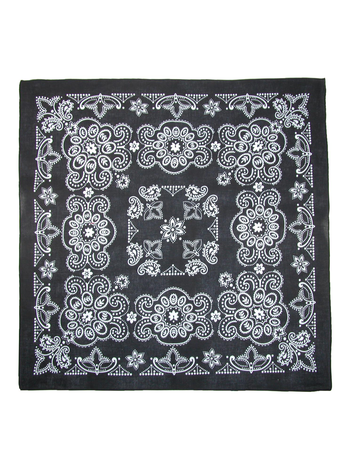CTM 27 Inch Extra Large Cotton Texas Paisley Bandana - Walmart.com