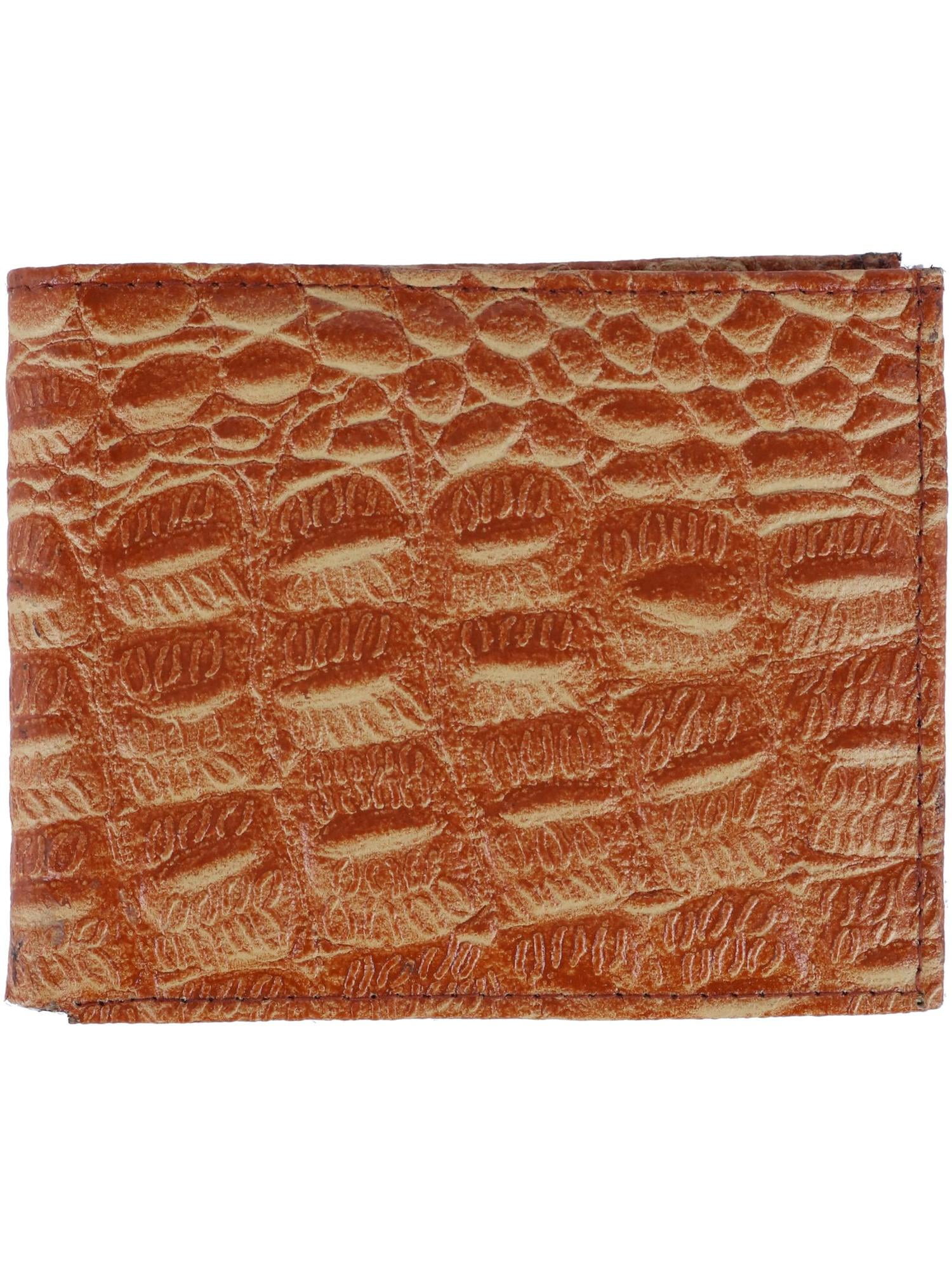 CTM Alligator Print Bifold Wallet (Men) - Walmart.com