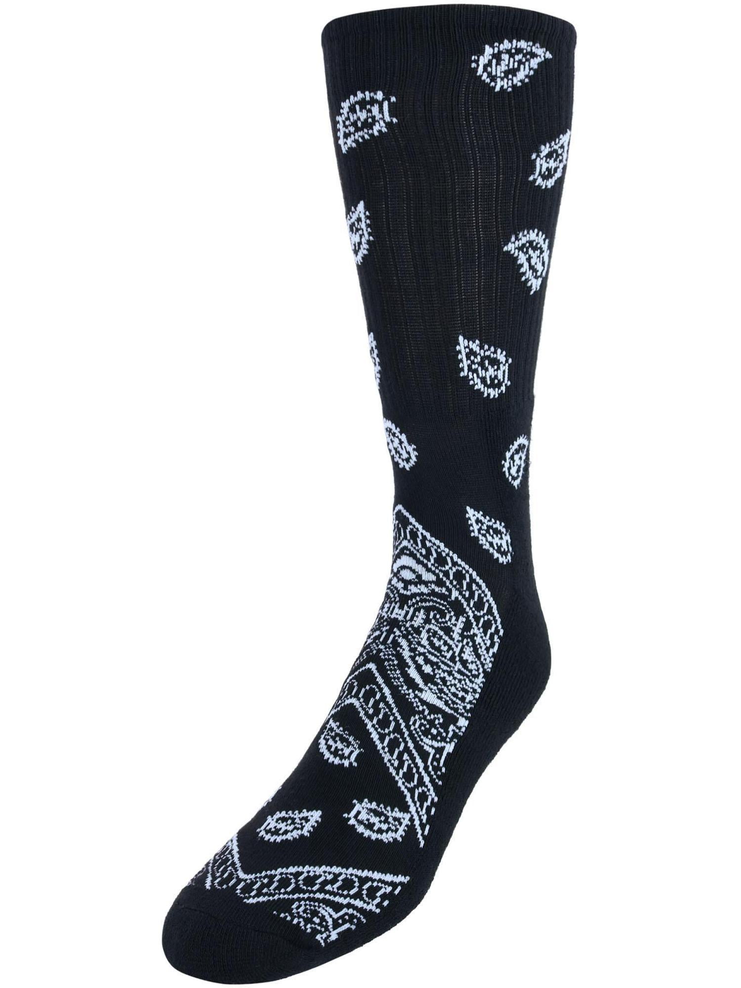 CTM Asombroso Bandana Socks (1 Pair) (Men) - Walmart.com