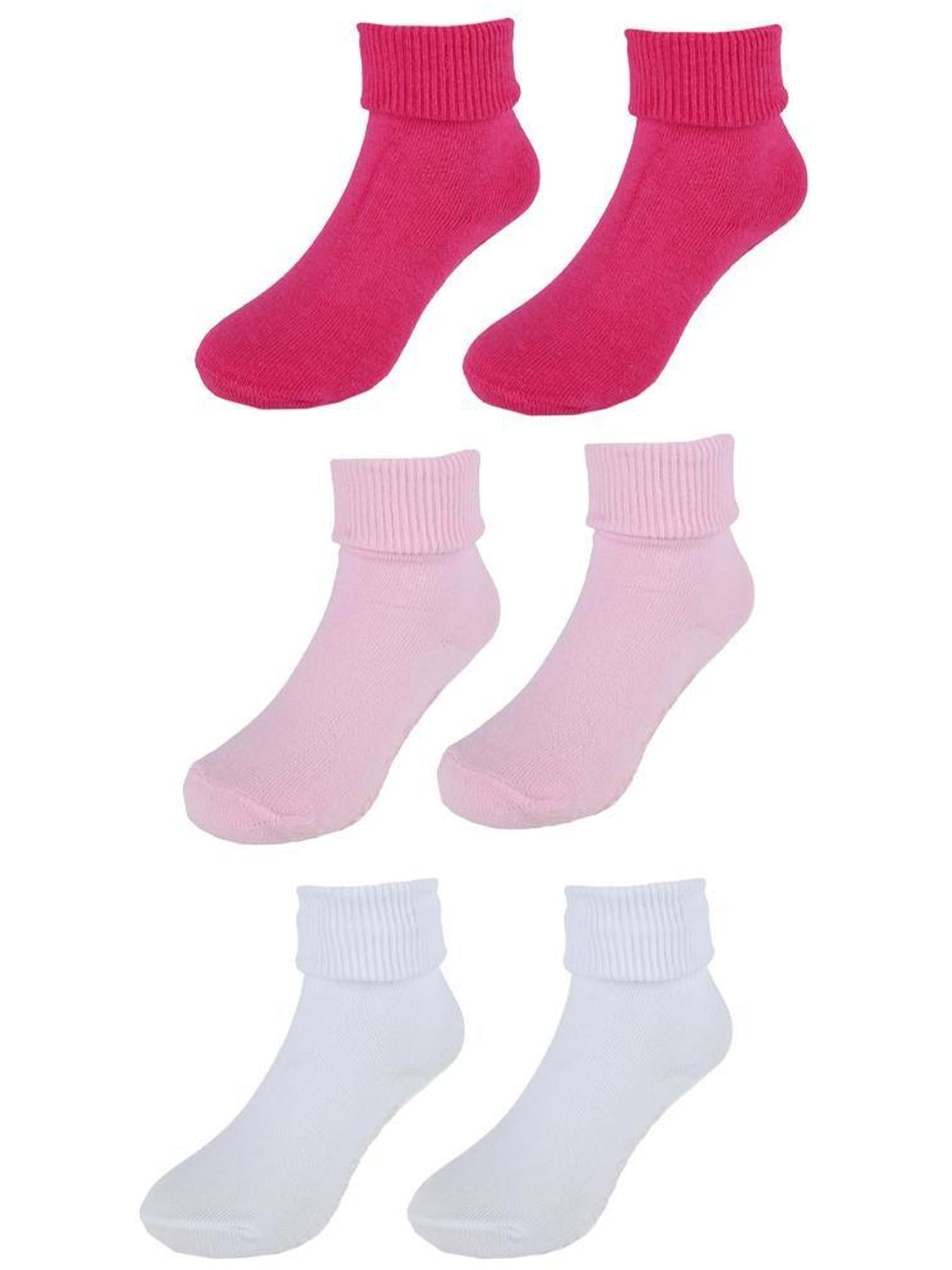 CTM Baby's Soft Triple Roll Socks by Wootie (3 Pack) - Walmart.com