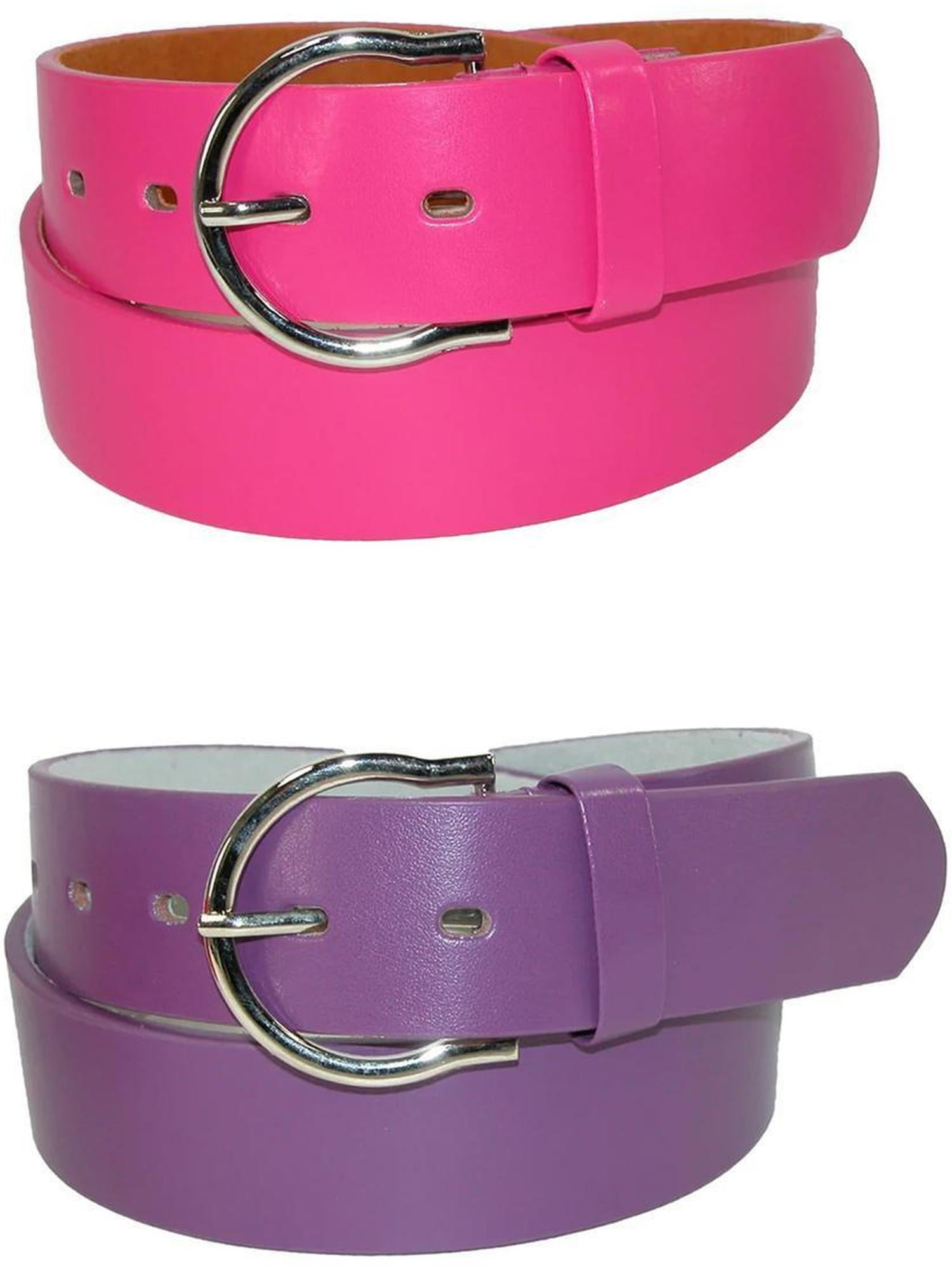 CTM 1 3/8 Inch Wide Basic Bridle Belt (Women) - Walmart.com