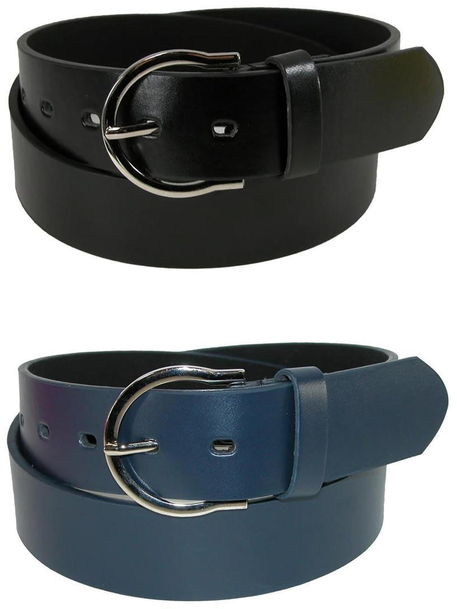 CTM 1 3/8 Inch Wide Basic Bridle Belt (Women) - Walmart.com