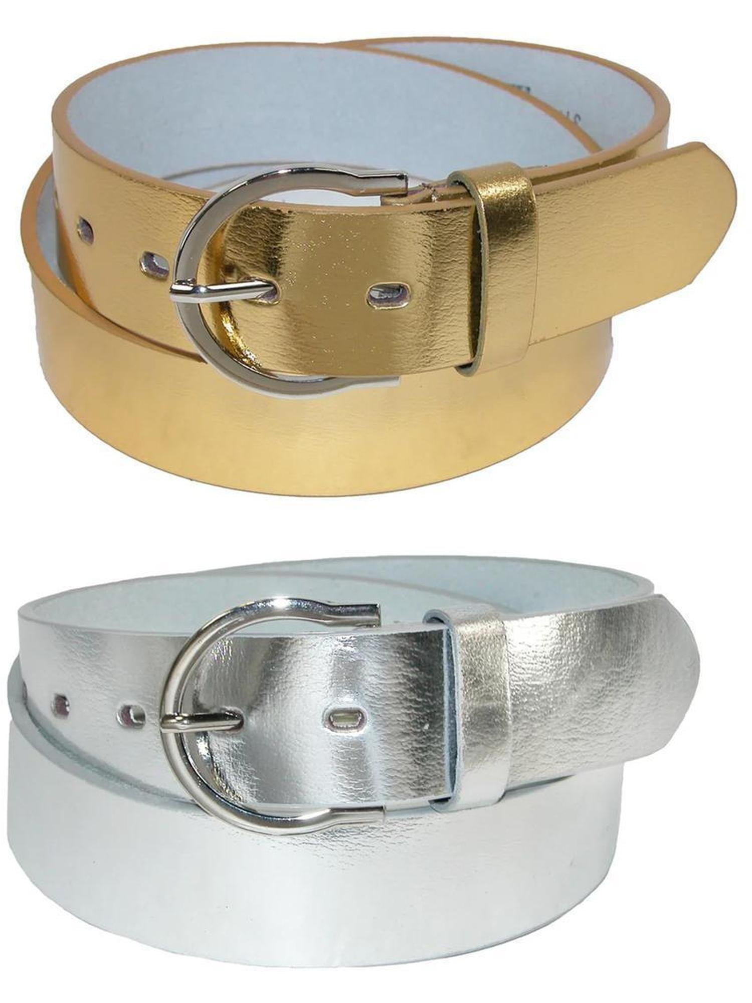 CTM 1 3/8 Inch Wide Basic Bridle Belt (Women) - Walmart.com