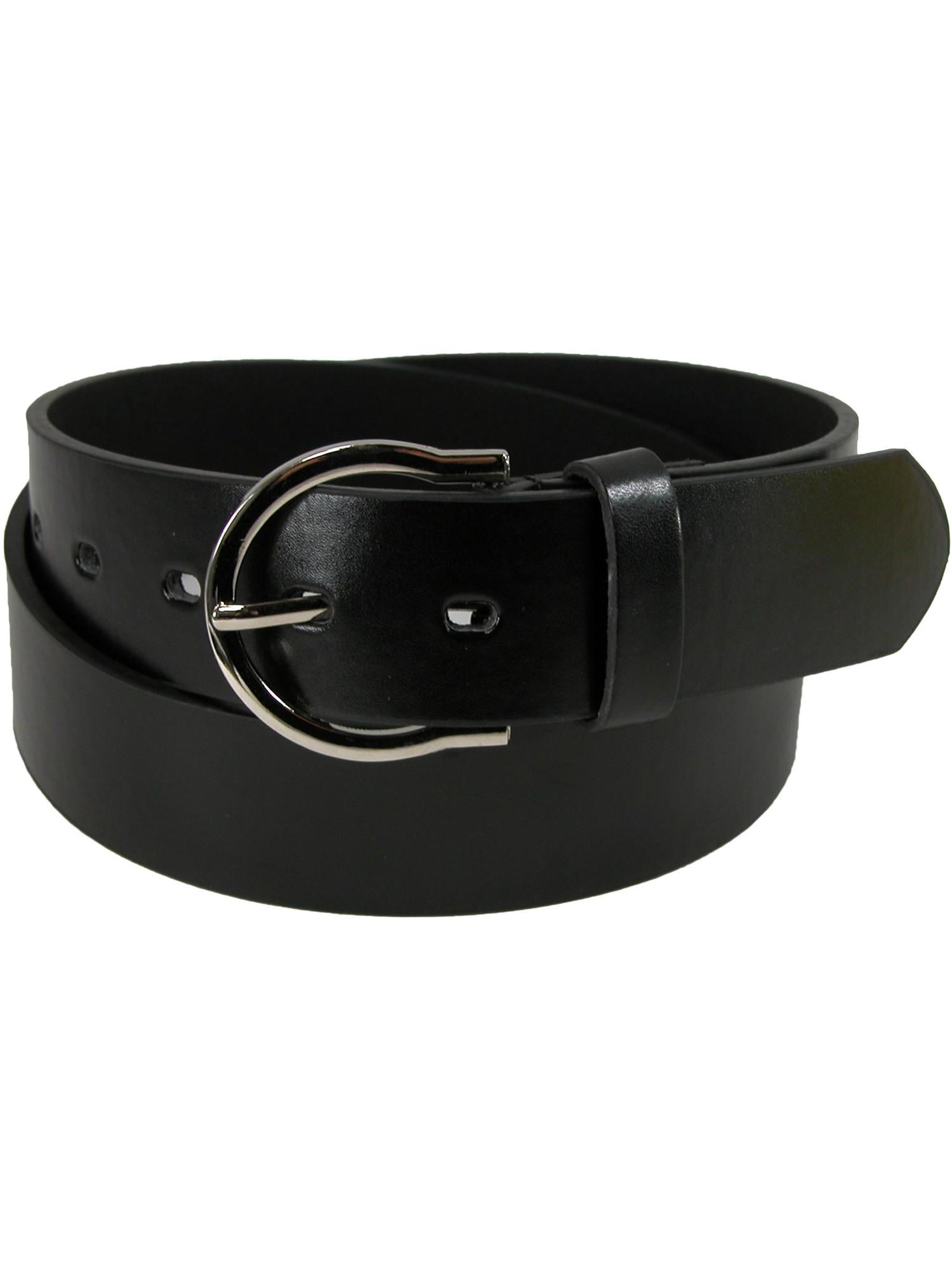 CTM 1 3/8 Inch Wide Basic Bridle Belt (Women) - Walmart.com