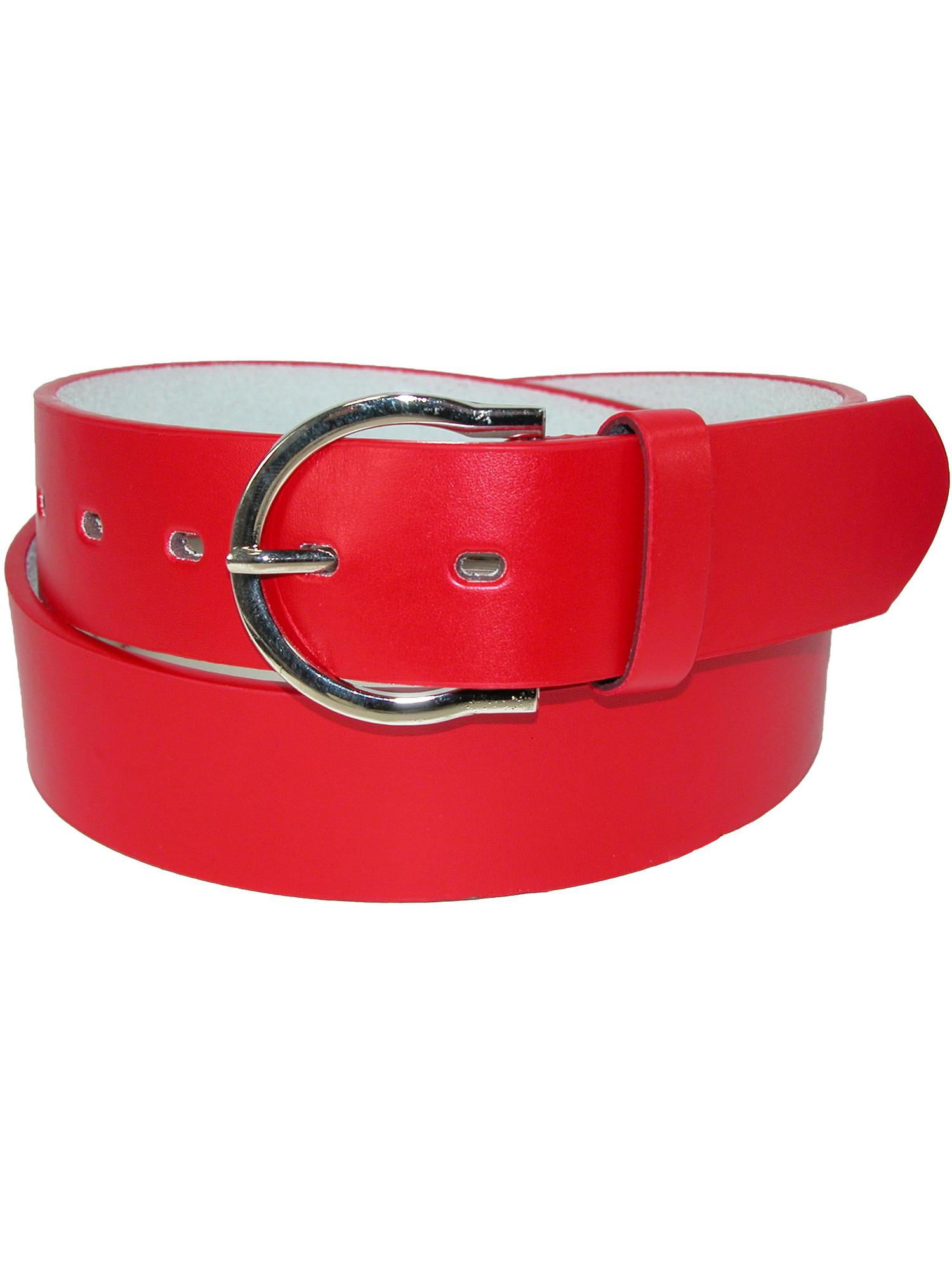 CTM 1 3/8 Inch Wide Basic Bridle Belt (Women) - Walmart.com