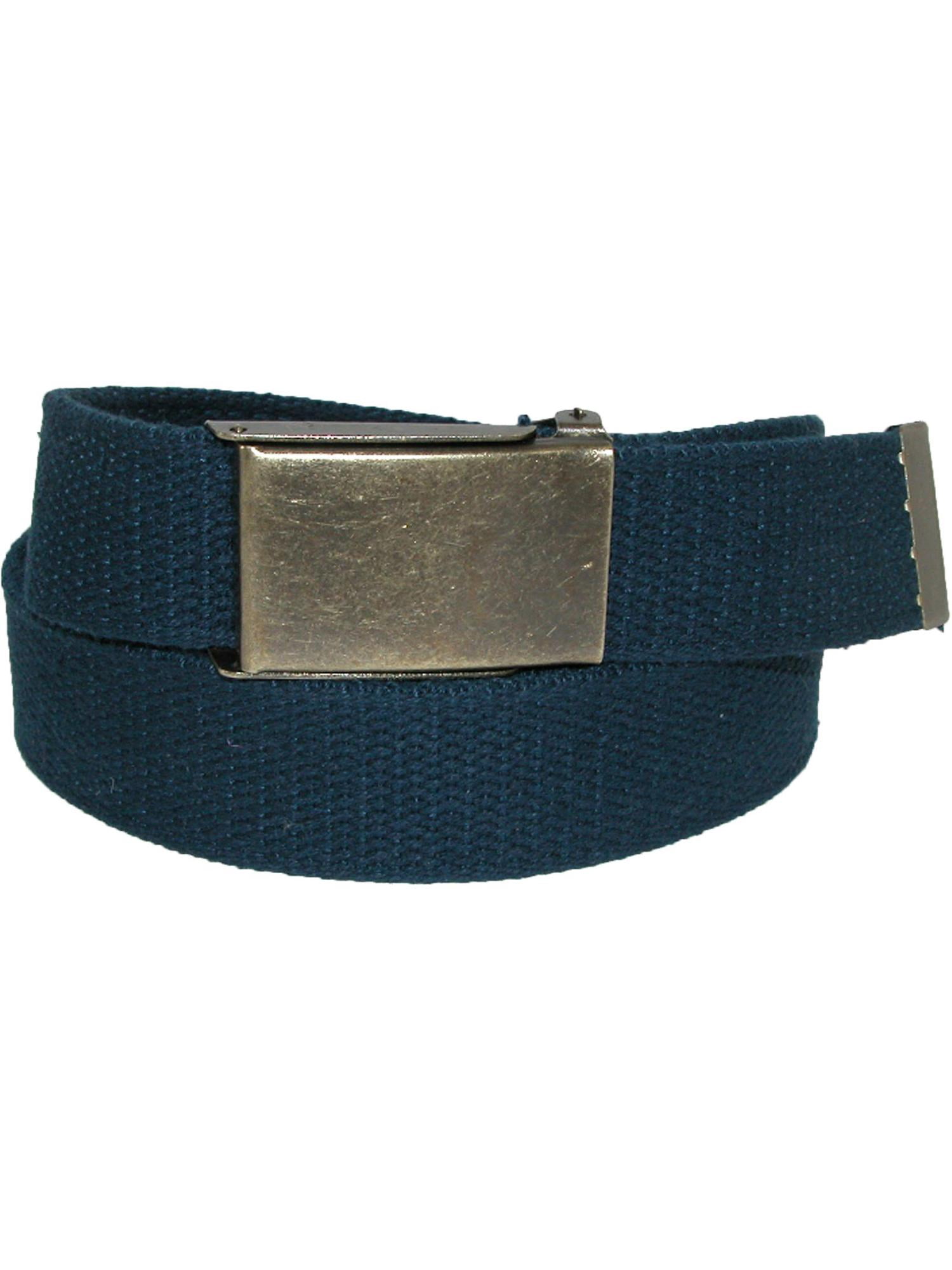 CTM Belt with Flip Top Brass Buckle (Pack of 3) (Men Big & Tall ...
