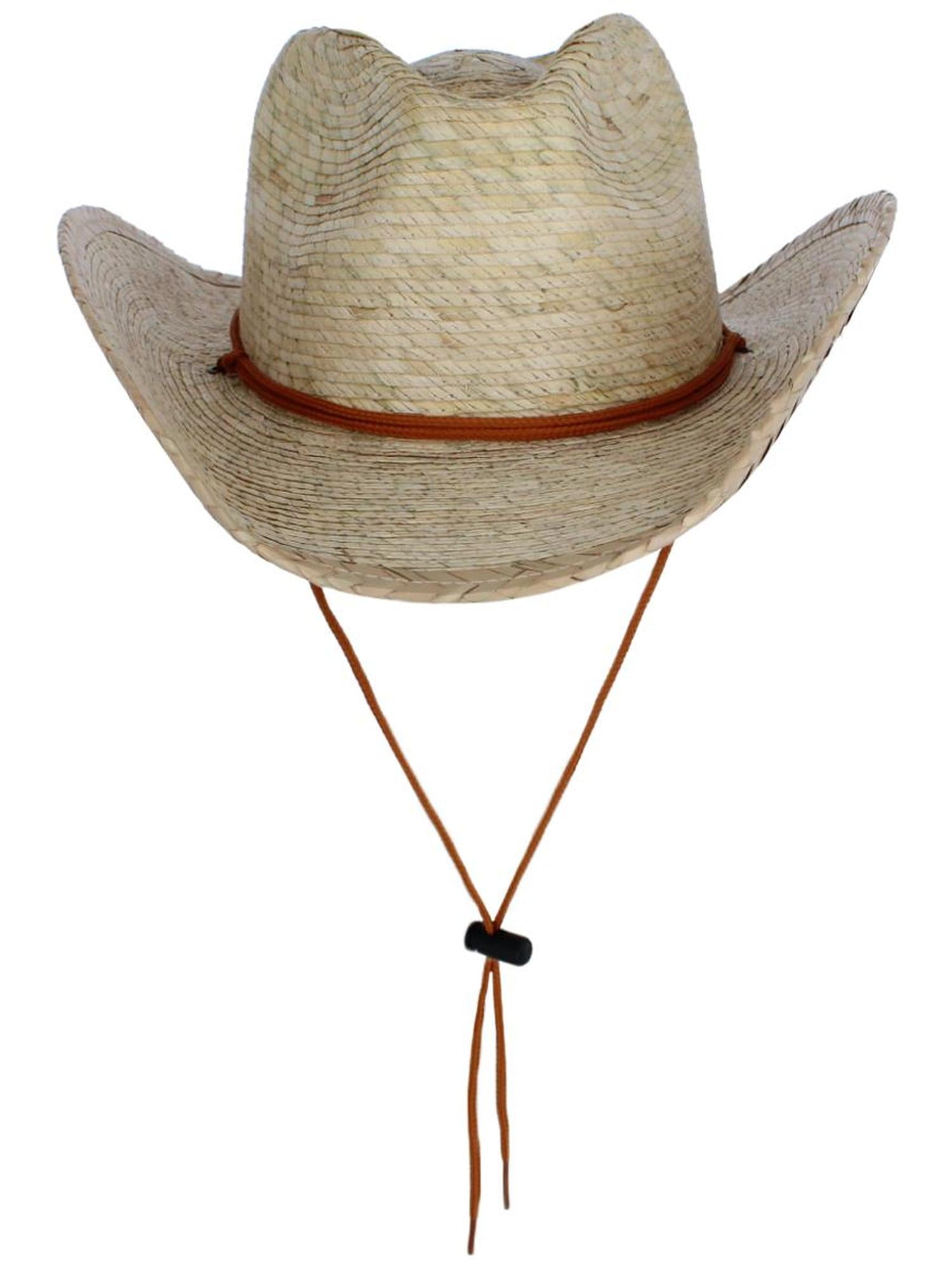 CTM Unisex Cabo Straw Cowboy Hat with Shapeable Brim - Walmart.com