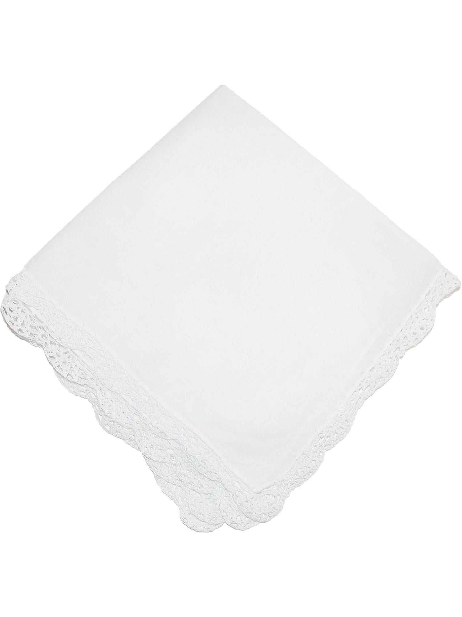 CTM Cotton Bonnie Lace Handkerchief (Women) - Walmart.com