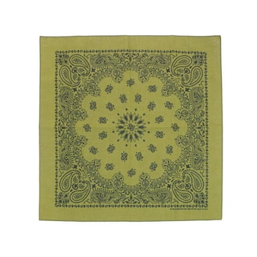 CTM 27 Inch Extra Large Cotton Texas Paisley Bandana - Walmart.com