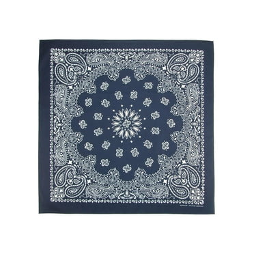 CTM 27 Inch Extra Large Cotton Texas Paisley Bandana - Walmart.com