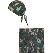 CTM Cotton Camo Do Rag Cap with Premium Lining (Men) - Walmart.com