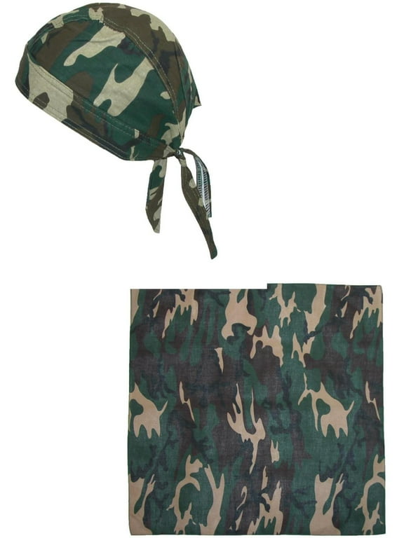 Ergodyne Chill-Its 6615 Absorptive Moisture-Wicking Dew Rag, Stars ...