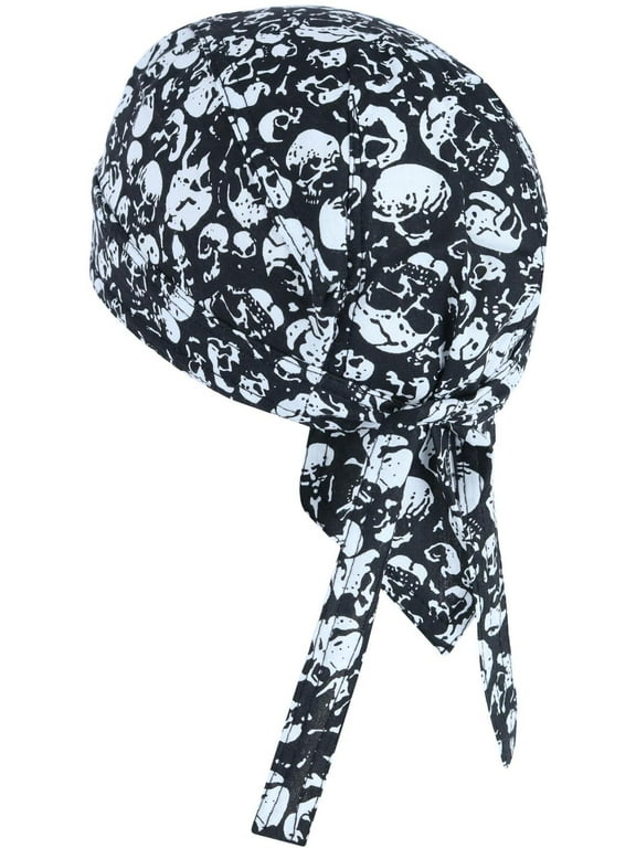 Ergodyne Chill-Its 6615 Absorptive Moisture-Wicking Dew Rag, Stars ...