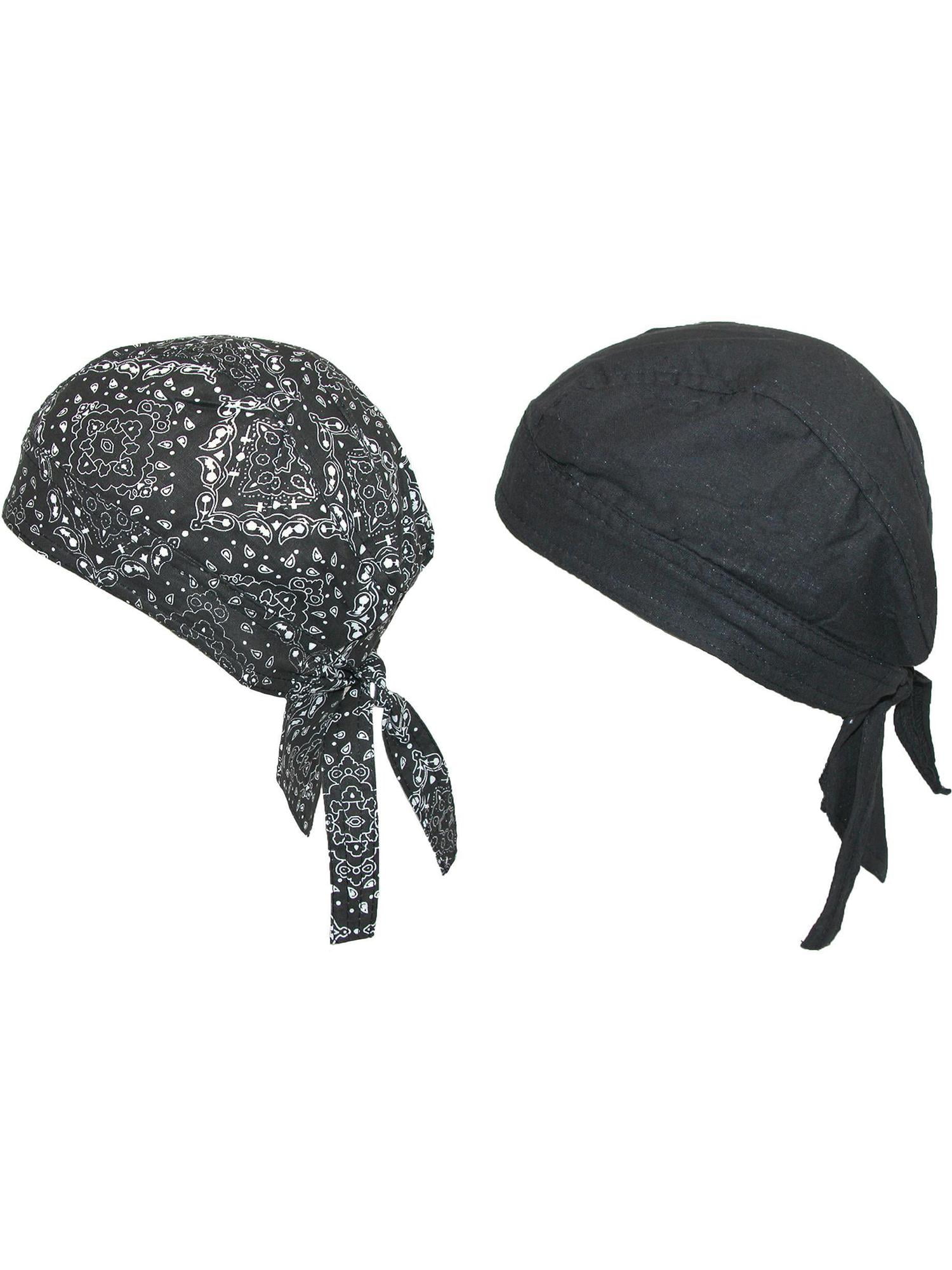 CTM Cotton Premium Solid and Paisley Do Rag (Pack of 2) - Walmart.com